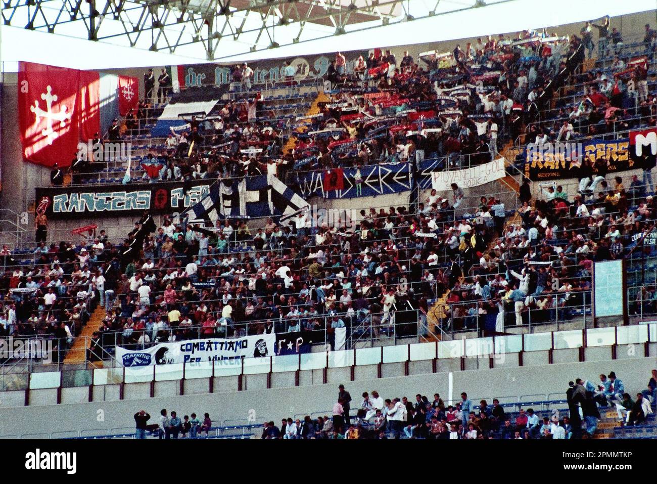 Italy ultras season 1990-91 Serie A - in the photo - inter-pisa Stock ...