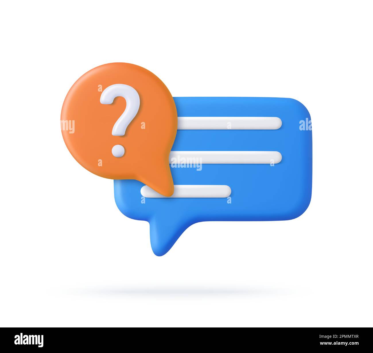3d faq icon Stock Vector Image & Art - Alamy