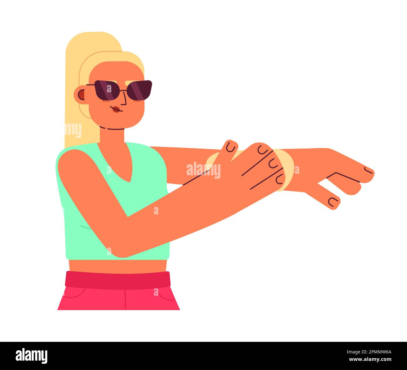 Apply sunscreen Stock Vector Images - Alamy