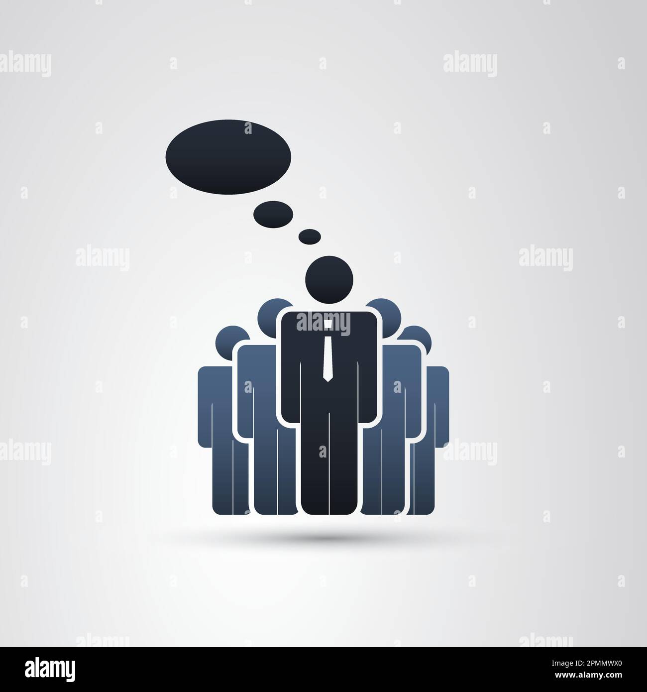 The Real Leader - Business Men Icons Stock Vector Image & Art - Alamy