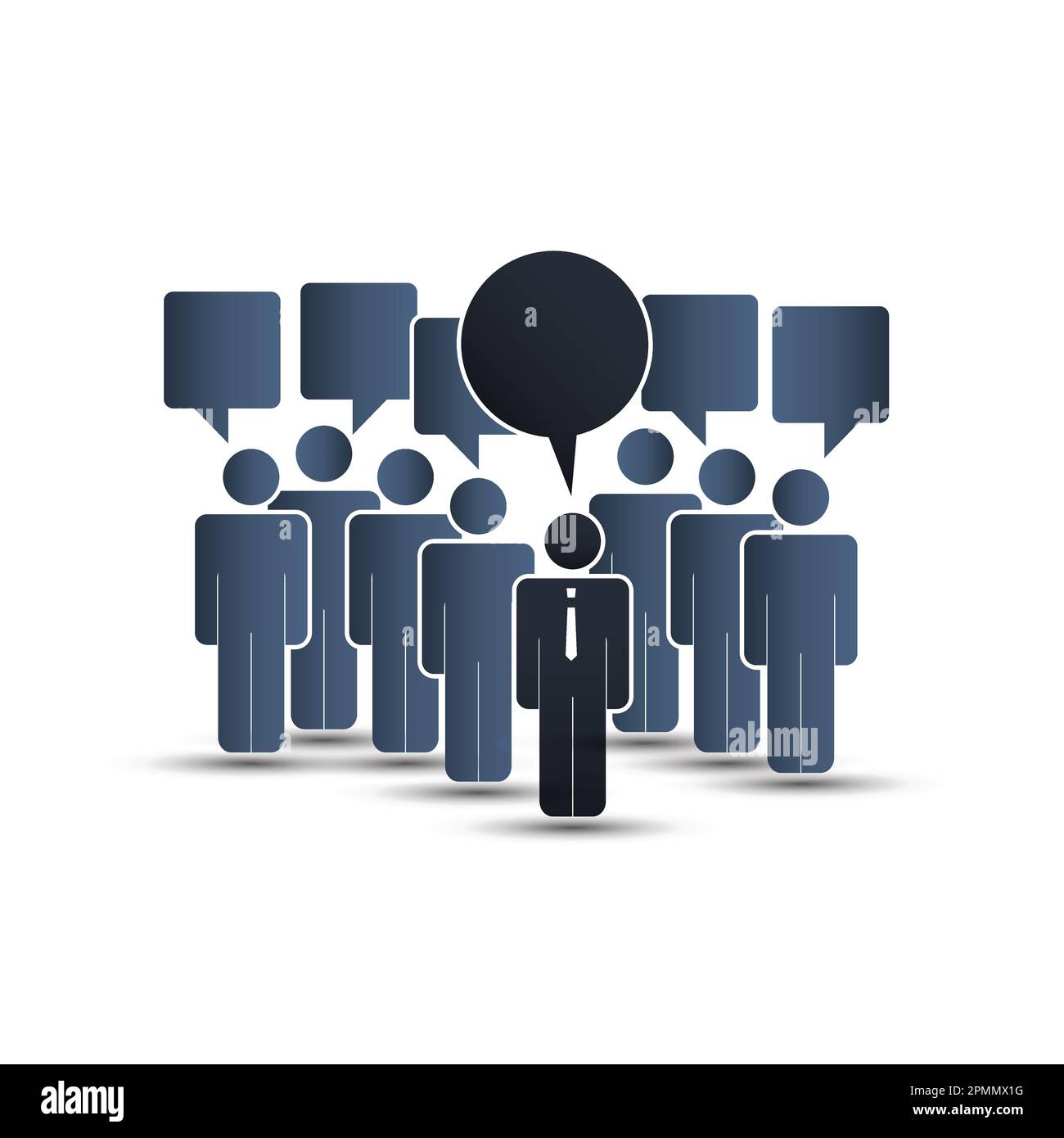 The Real Leader - Business Men Icons Stock Vector Image & Art - Alamy