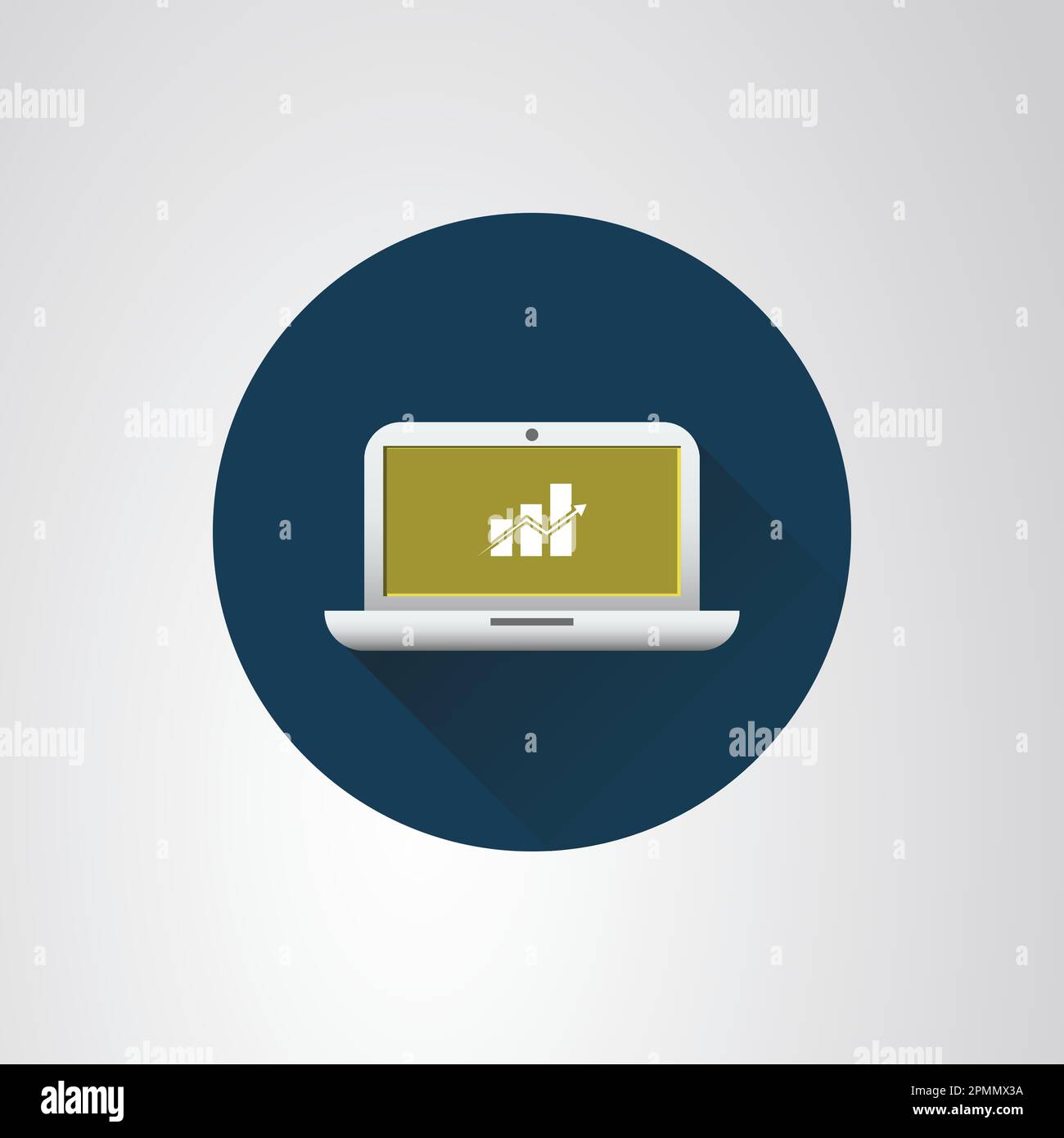 Laptop green screen blue Stock Vector Images - Alamy