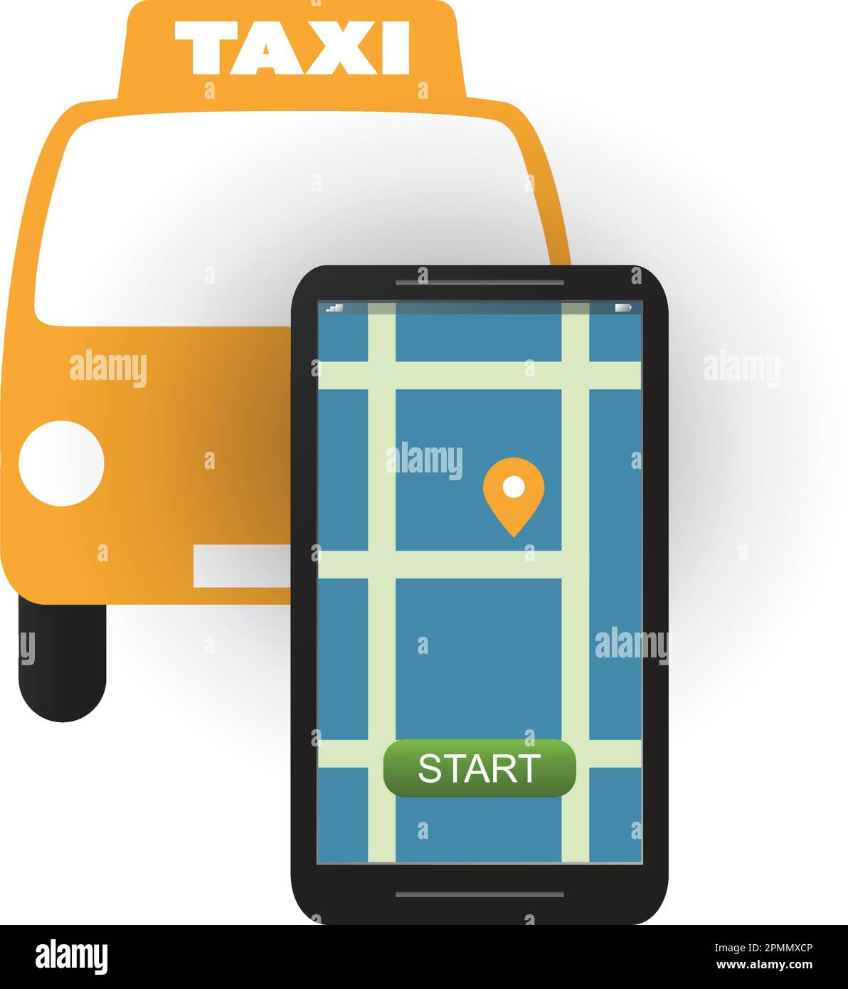 Taxi Ordering Service Design Concept: Mobile Application UI Stock Vector Image & Art - Alamy