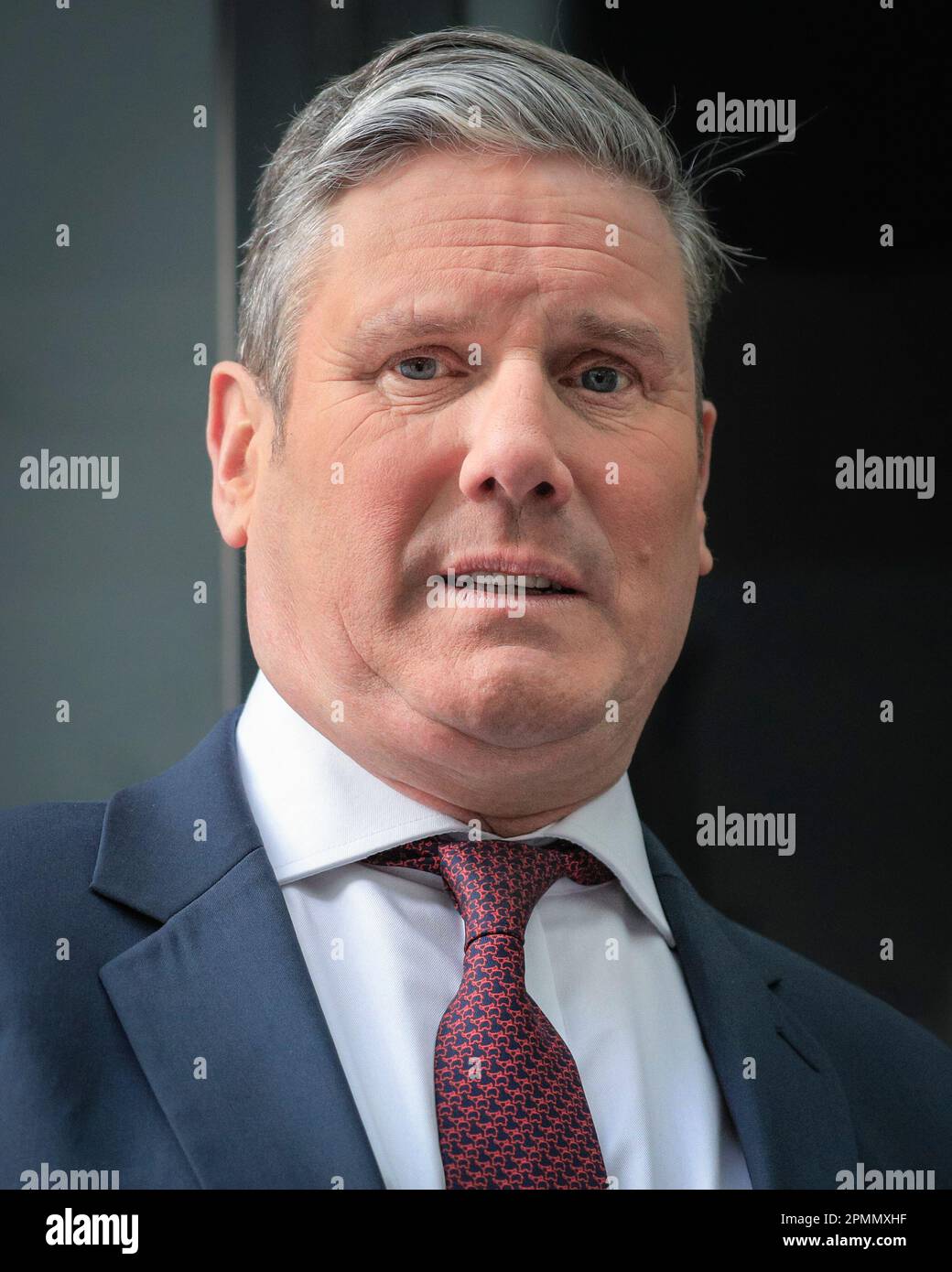Sir Keir Starmer, MP, Leader of the Labour Party, close up, face ...