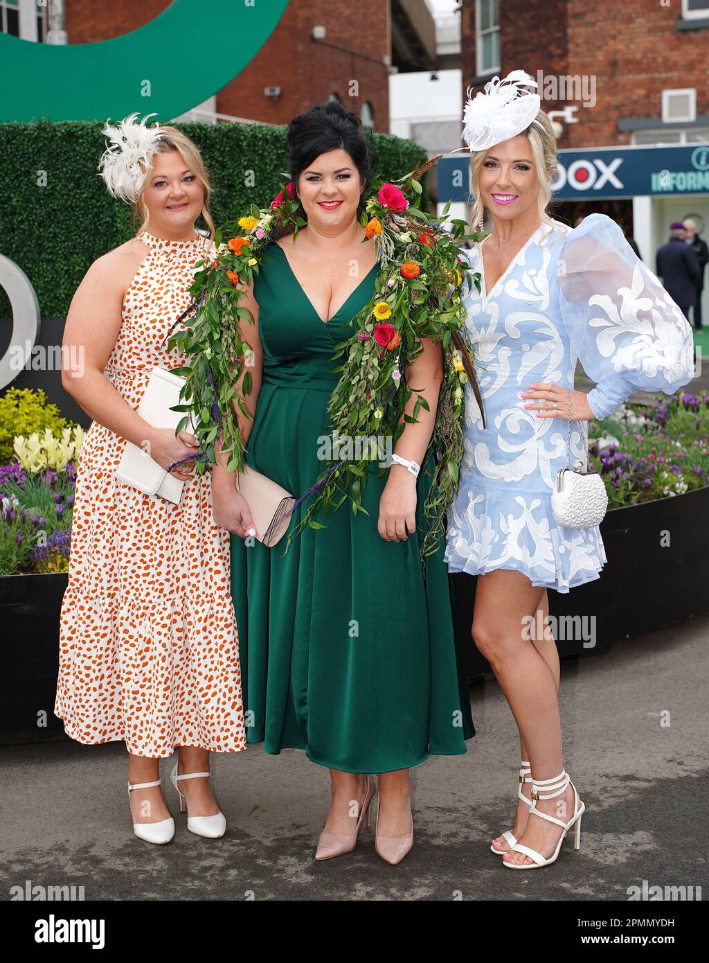Gemma Slater, Charlotte Graham and Amanda Warnock (left-right) pose for ...
