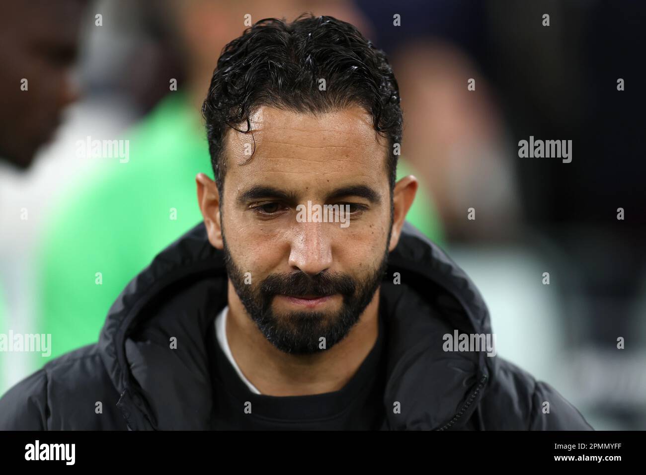 Turin, Italy. 13th Apr, 2023. Ruben Amorim, head coach of Sporting ...
