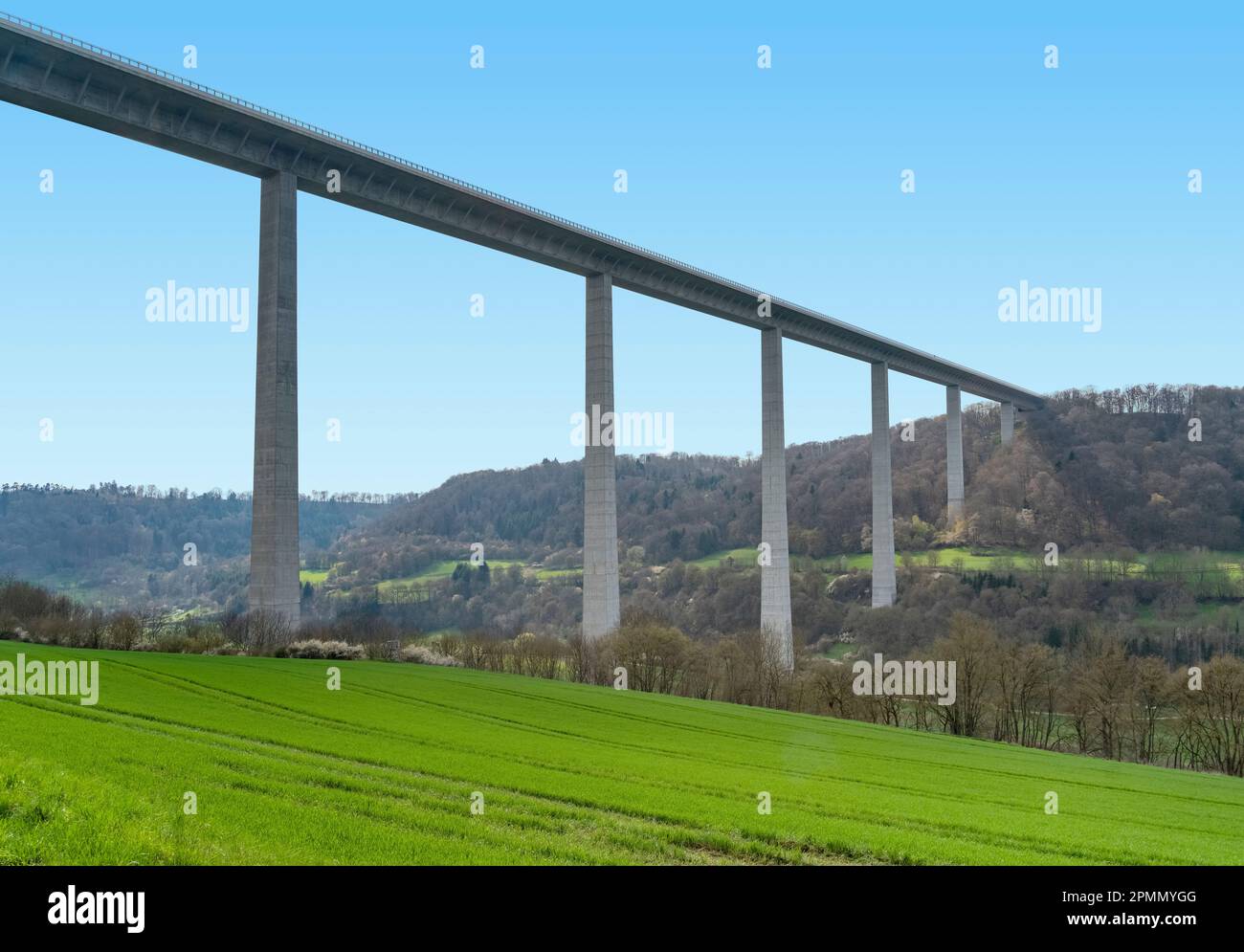 Autobahn valley bridge germany hi-res stock photography and images - Alamy