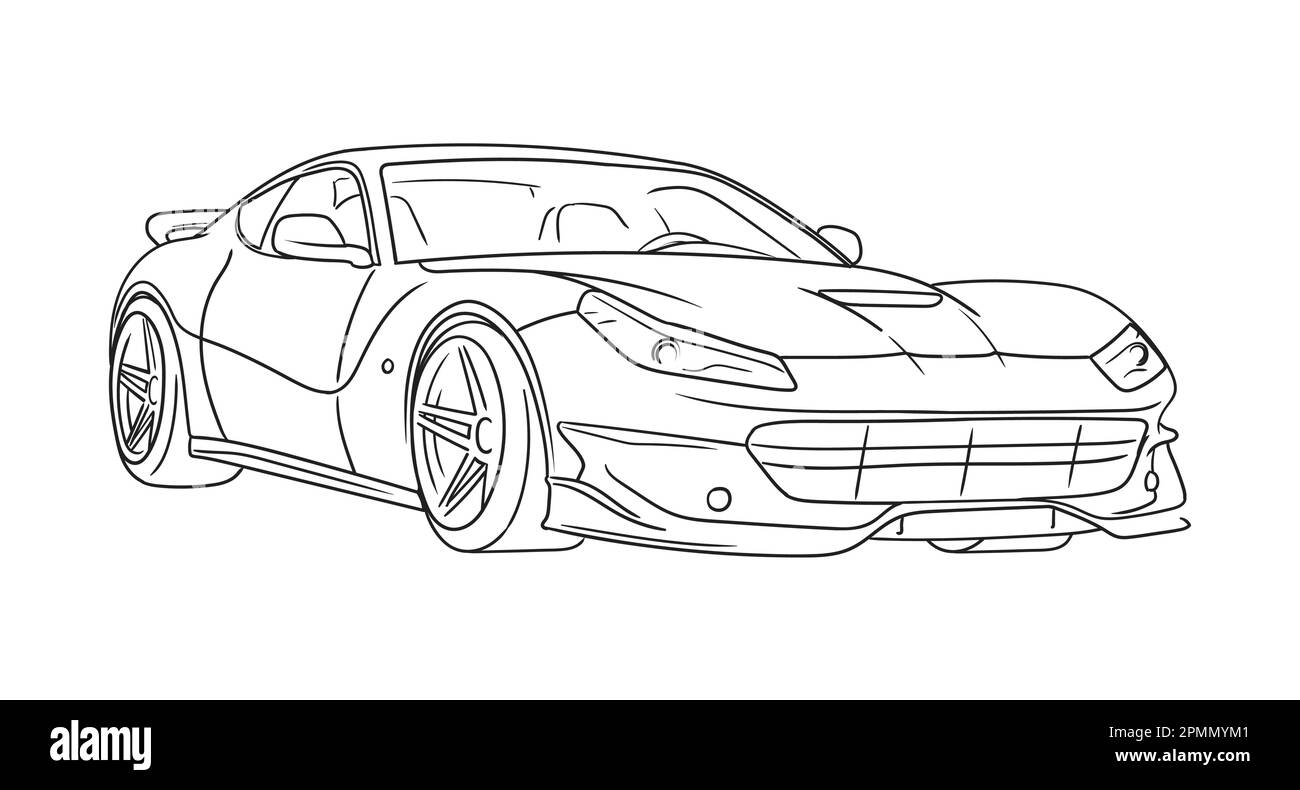 Car ride on asphalt Stock Vector Images - Alamy