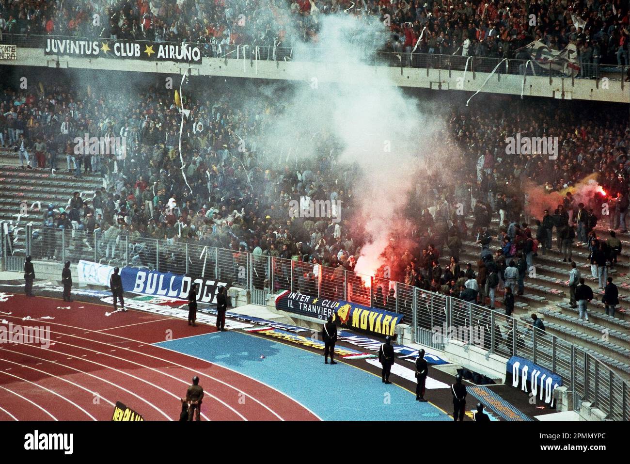 Italy ultras season 1990-91 Serie A - in the photo - juventus-inter ...