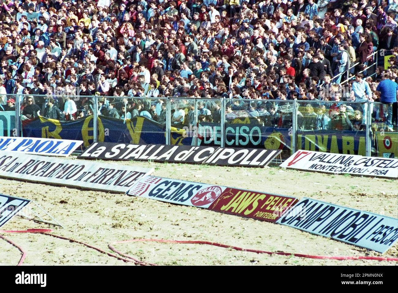 Italy ultras season 1990-91 Serie A - in the photo - pisa-inter Stock ...