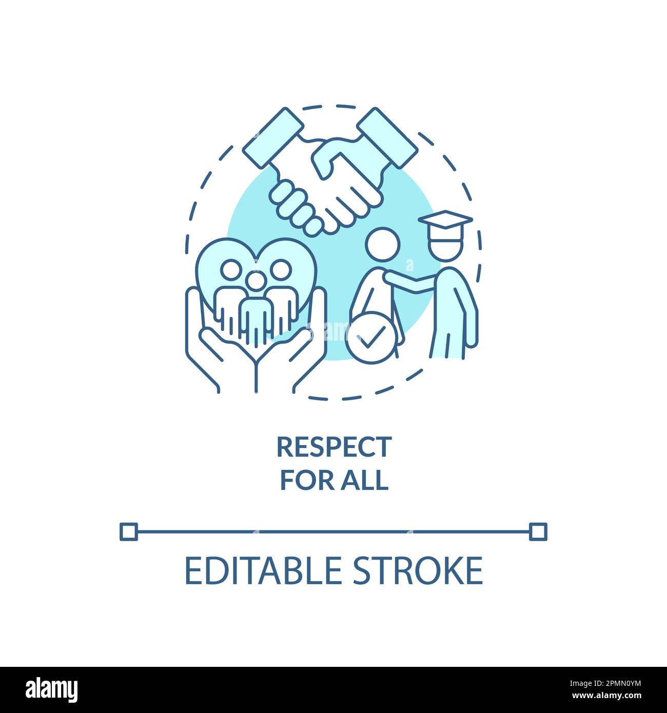 Respect for difference Stock Vector Images - Alamy
