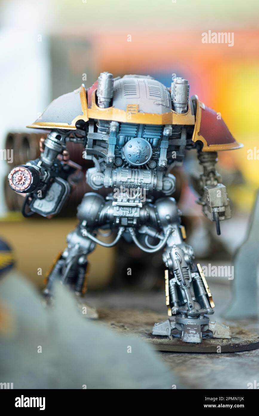 Set of Playing Action Figures, Warhammer 40,000 Miniature Figure Stock ...