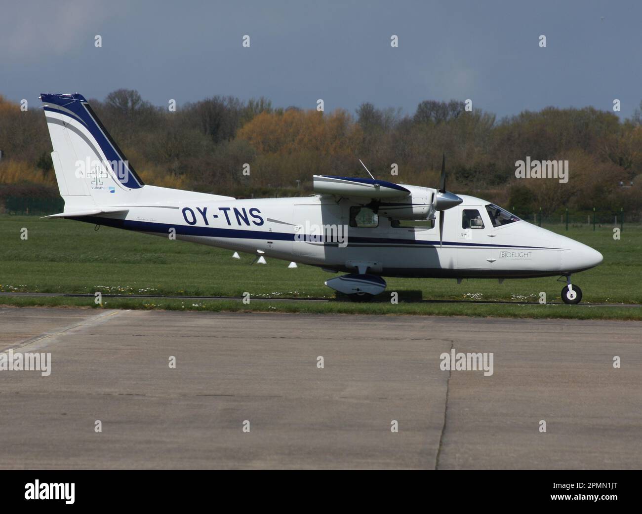 A Vulcanair P.68C survey aircraft of Bio Flight at Brighton City ...