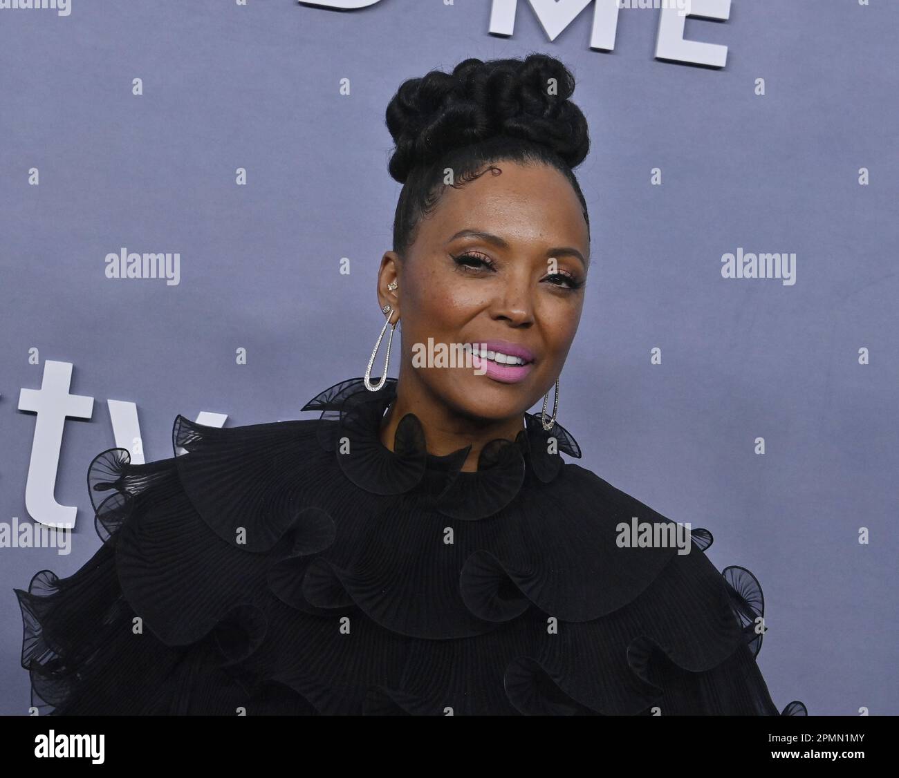 LA, USA. April 13, 2023. Cast member Aisha Tyler attends the premiere ...