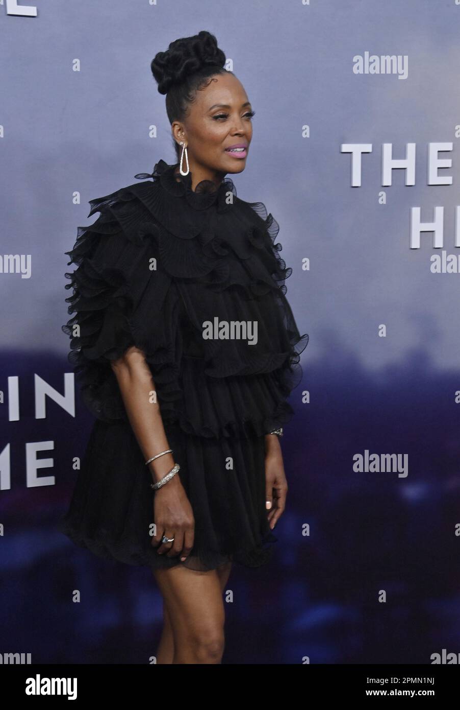 LA, USA. April 13, 2023. Cast member Aisha Tyler attends the premiere ...