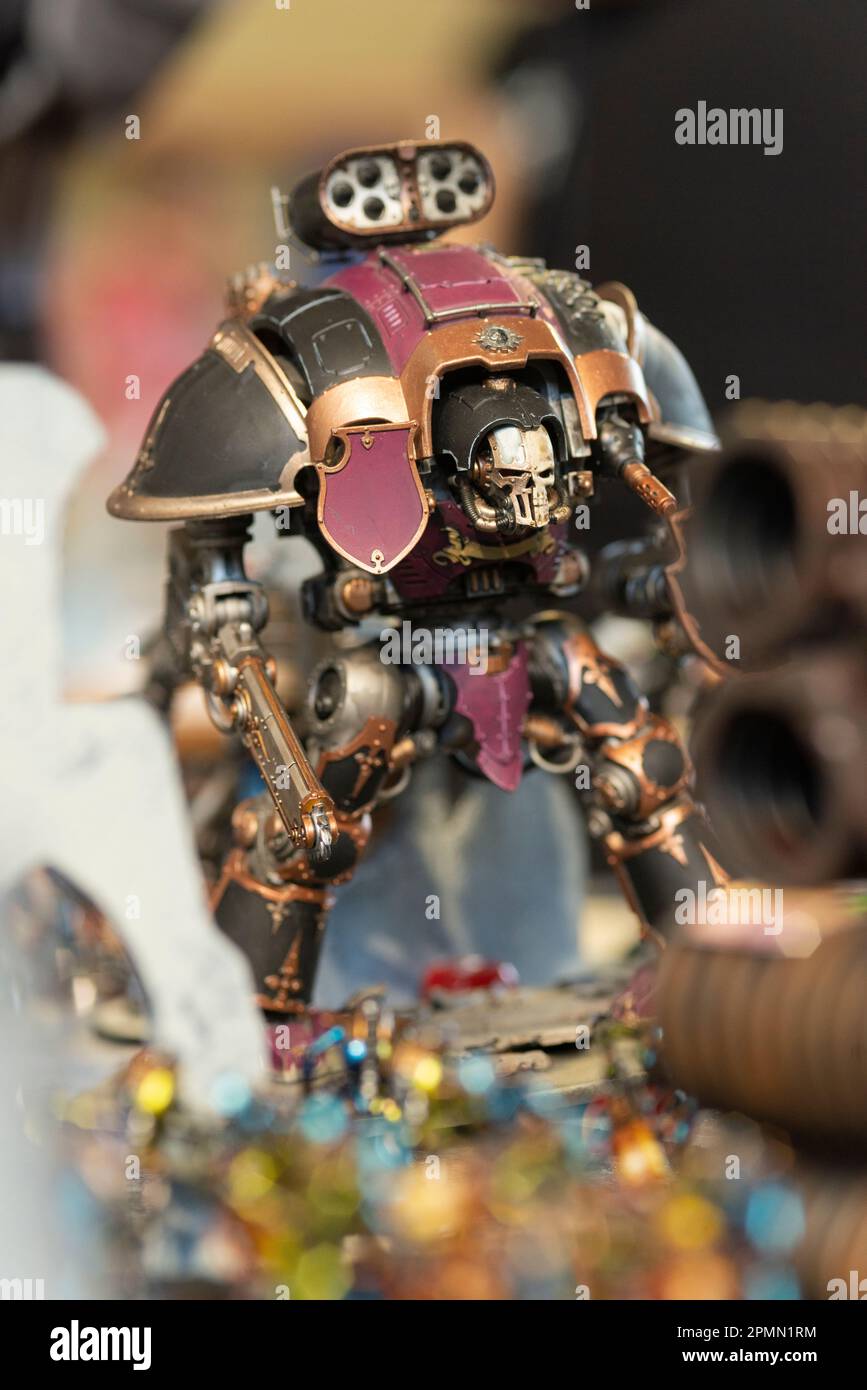 Set of Playing Action Figures, Warhammer 40,000 Miniature Figure Stock ...