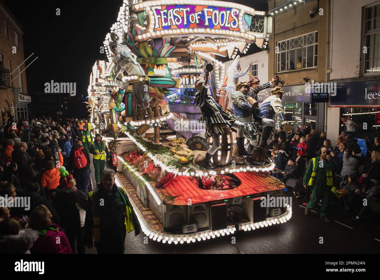 Bridgwater, Somerset, UK. 5th November 2022. Bridgwater Carnival is one ...