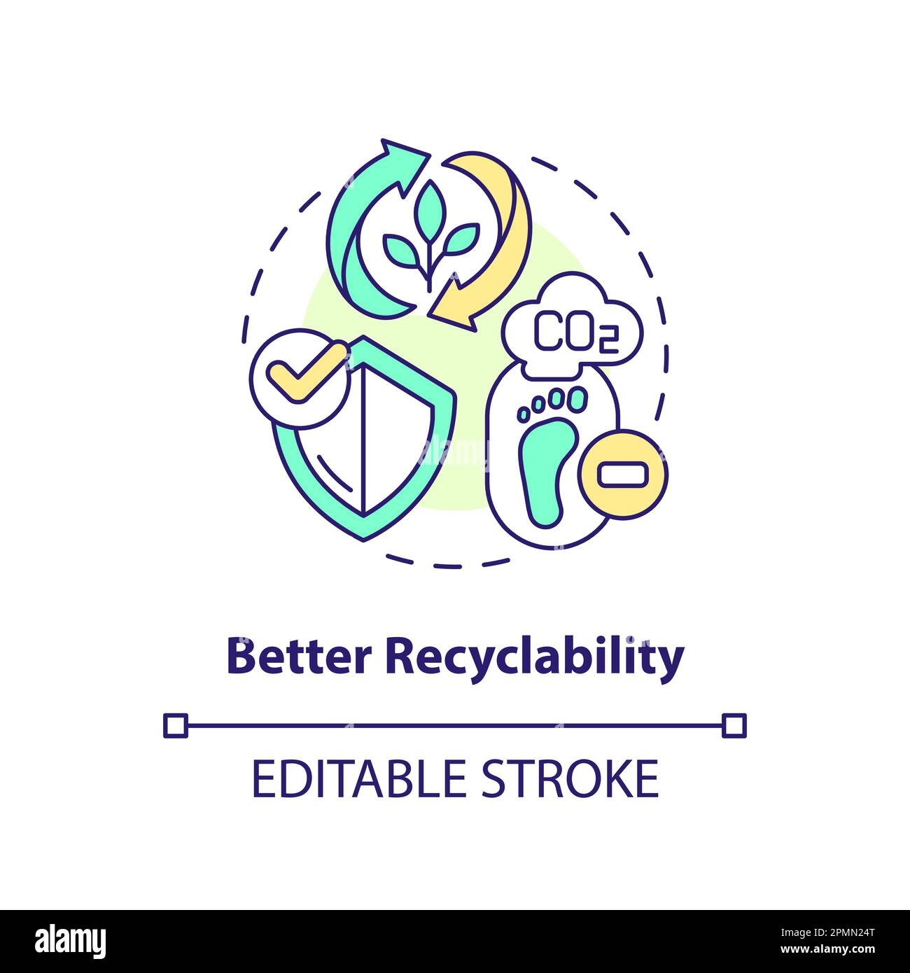 Better recyclability concept icon Stock Vector Image & Art - Alamy