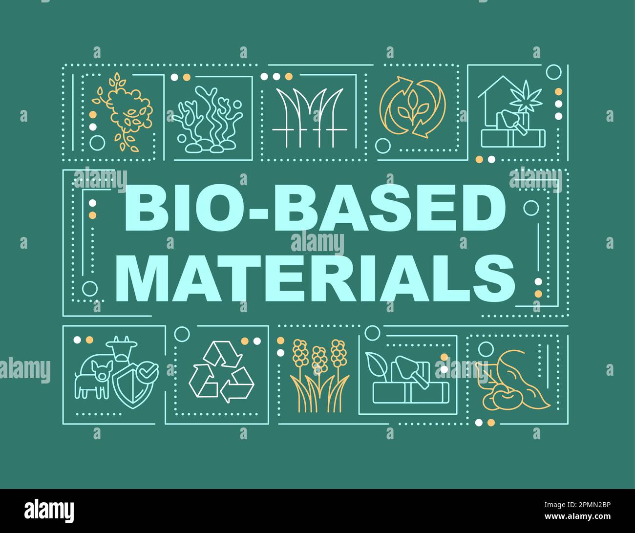 Bio based materials word concepts dark green banner Stock Vector Image & Art - Alamy