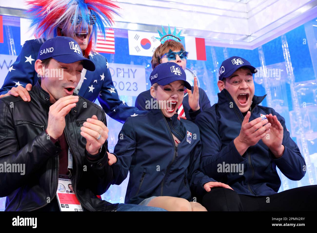 Tokyo, Japan. 14th Apr, 2023. Alexa Knierim & Brandon Frazier (USA ...