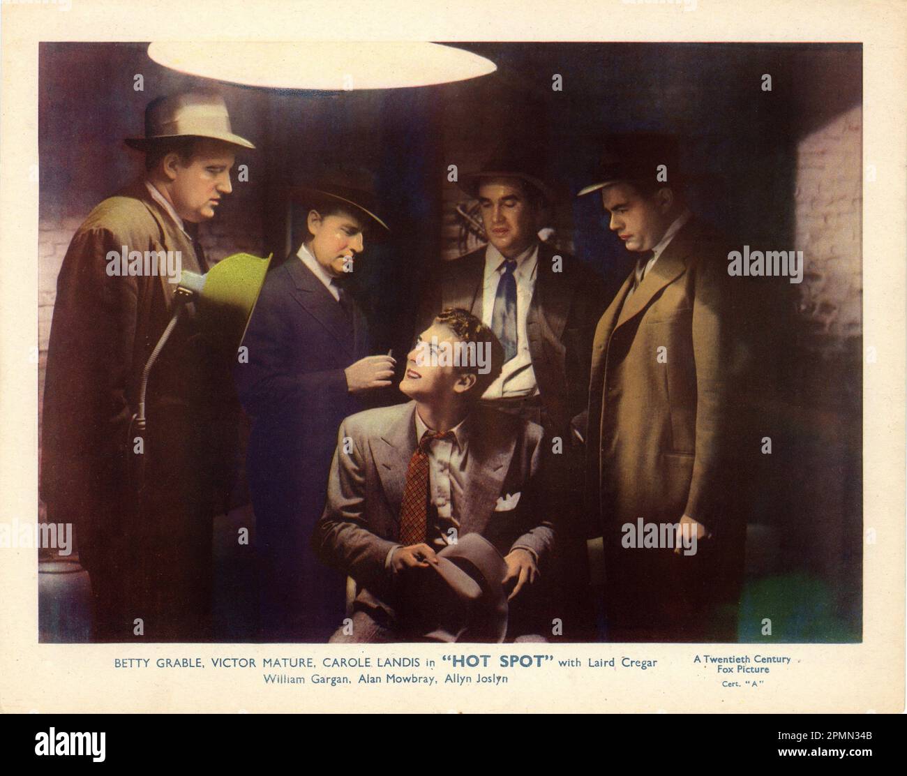 LAIRD CREGAR and VICTOR MATURE in HOT SPOT aka I WAKE UP SCREAMING 1941 ...