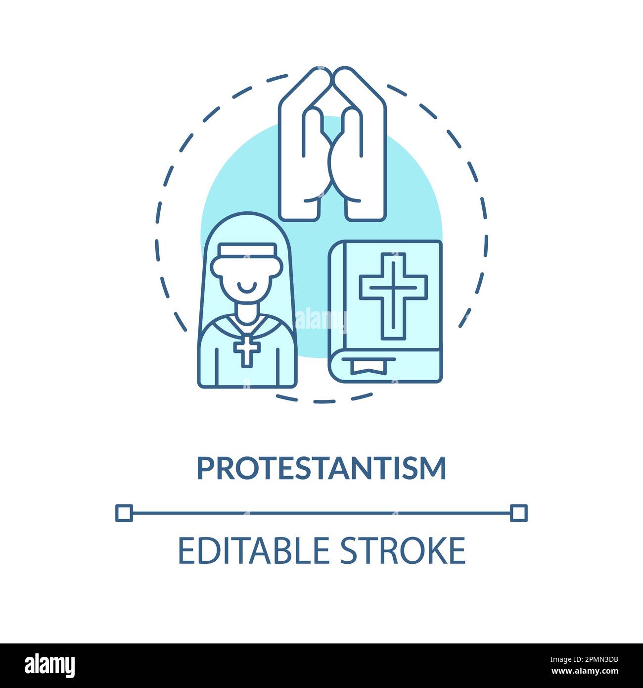 Protestantism turquoise concept icon Stock Vector Image & Art - Alamy Protestantism turquoise concept icon Stock Vector Image & Art - Alamy