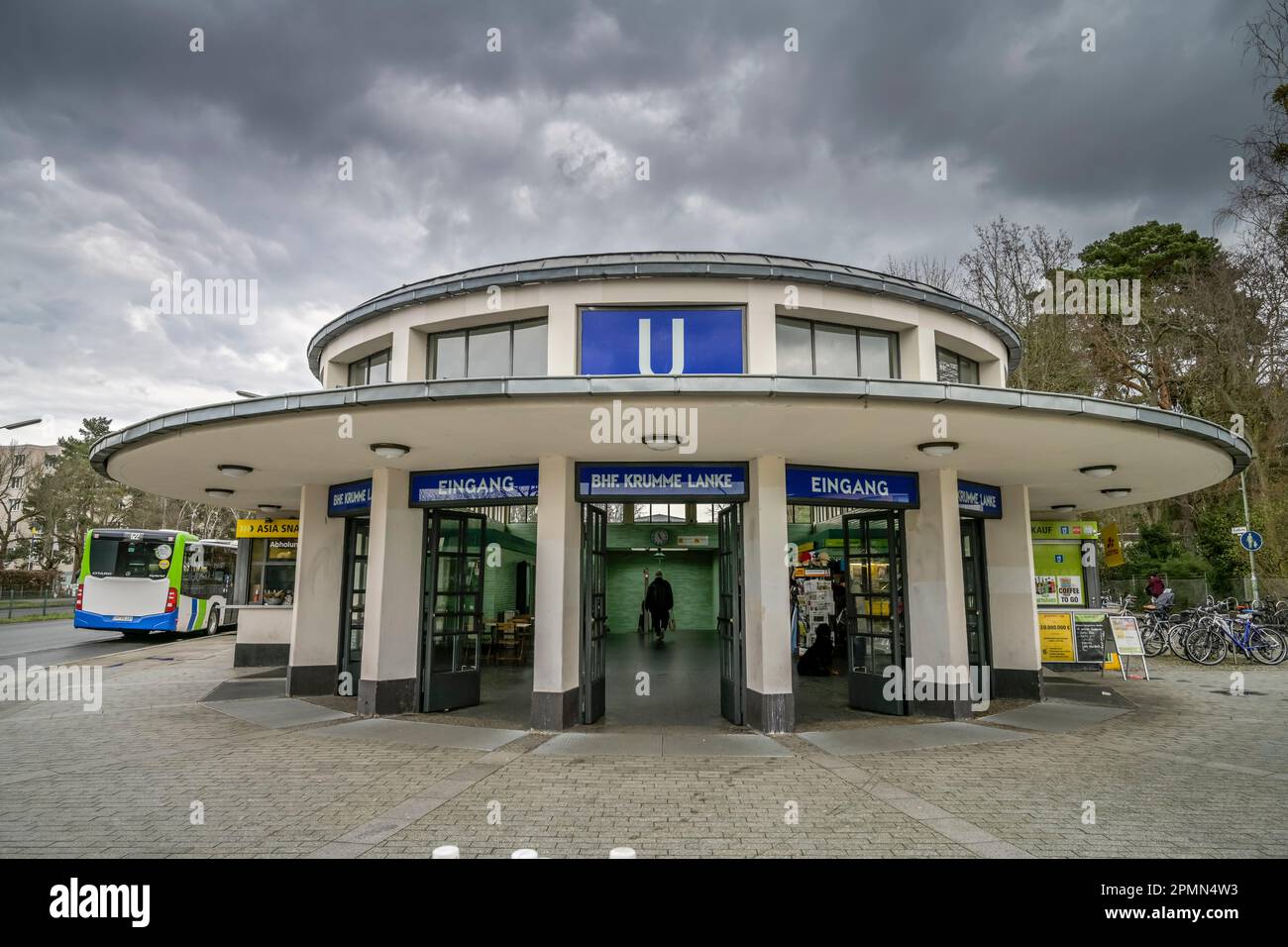 U 3, U-Bahnhof Krumme Lanke, Mitte, Berlin, Deutschland Stock Photo - Alamy
