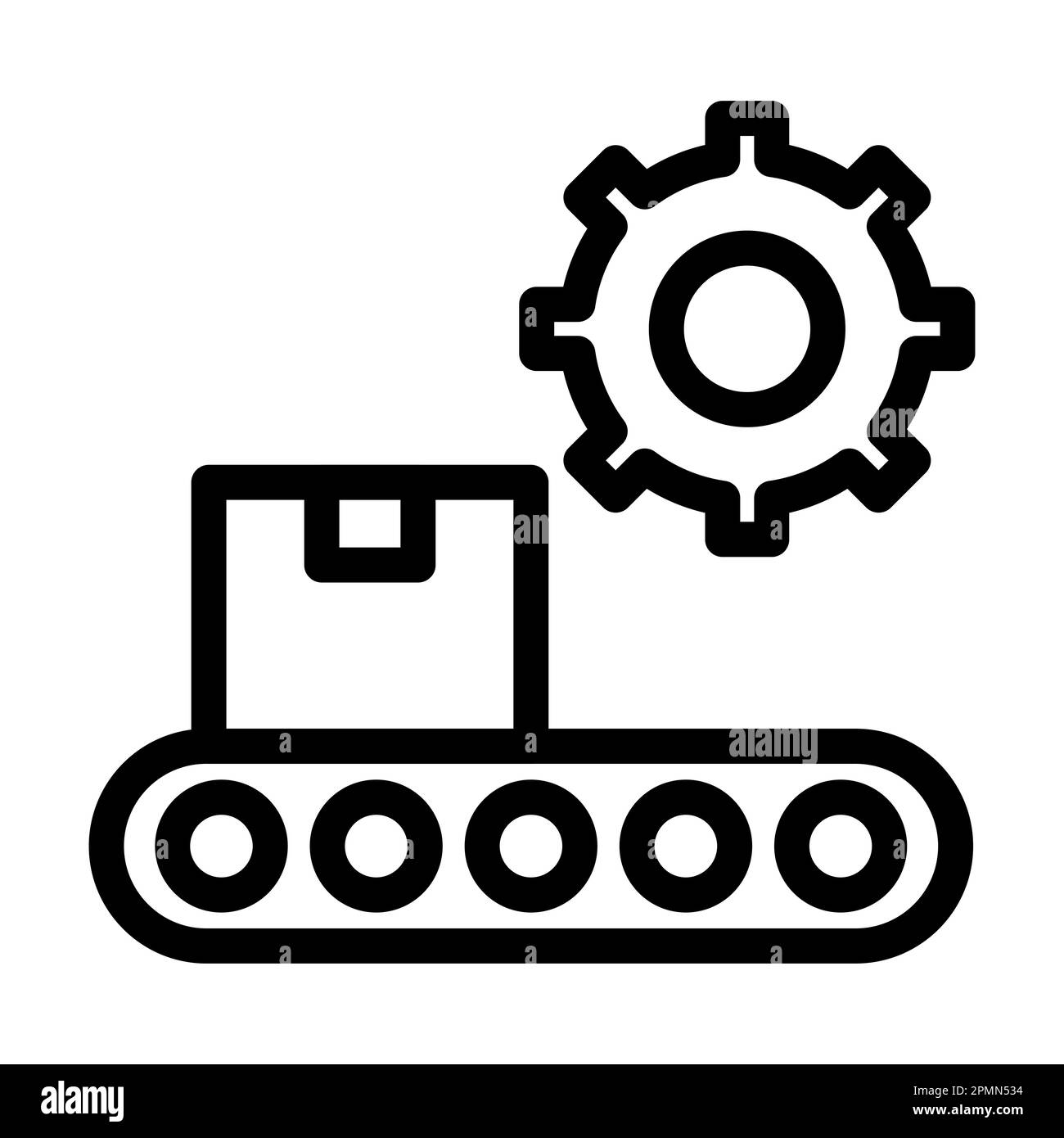 Production Vector Thick Line Icon For Personal And Commercial Use Stock Photo - Alamy