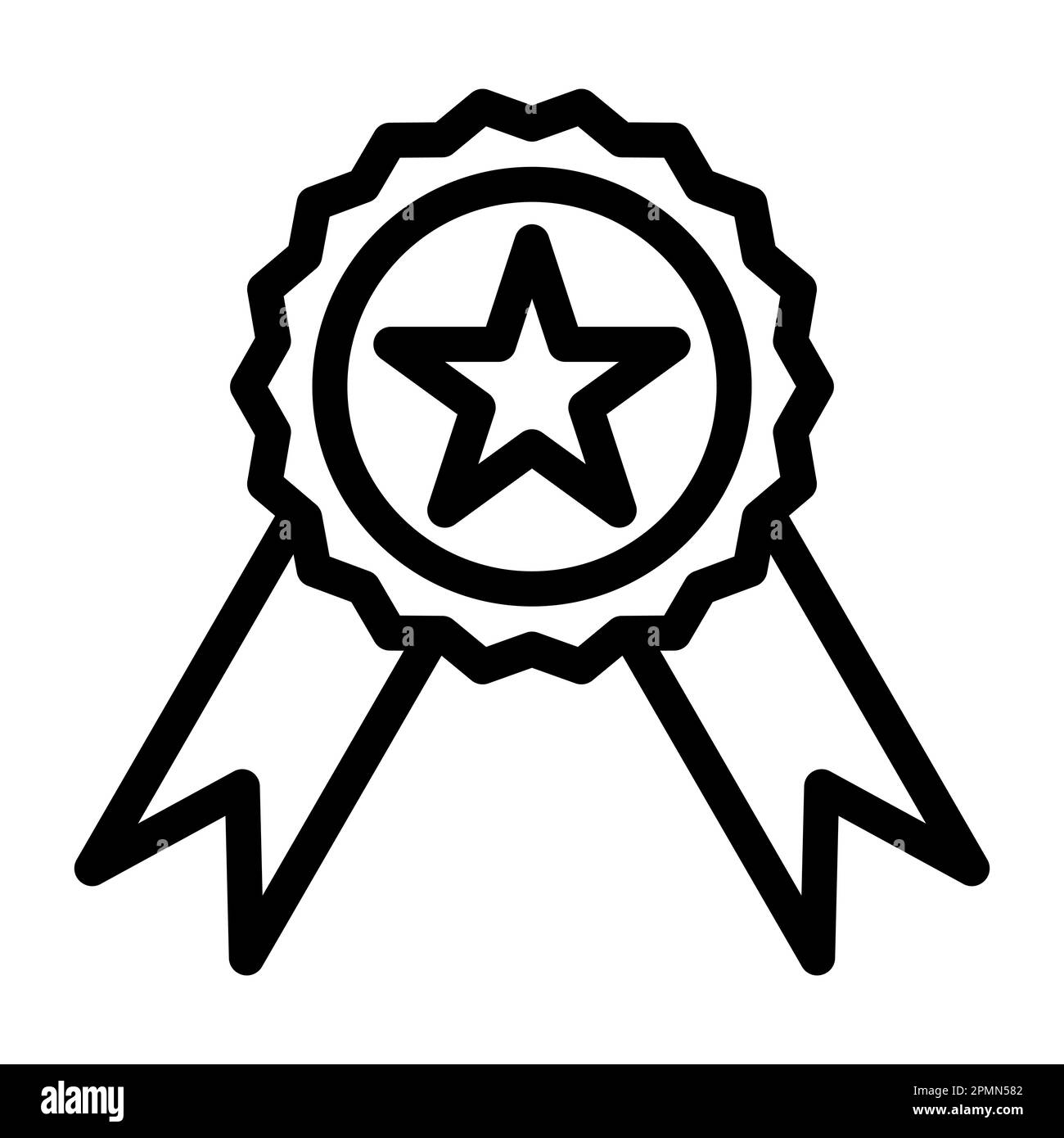 Award Vector Thick Line Icon For Personal And Commercial Use Stock ...