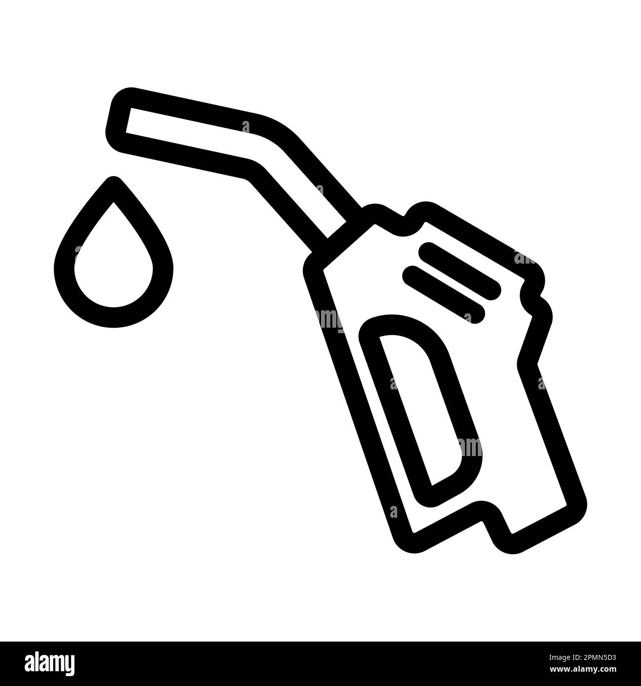 Fuel Vector Thick Line Icon For Personal And Commercial Use Stock Photo - Alamy