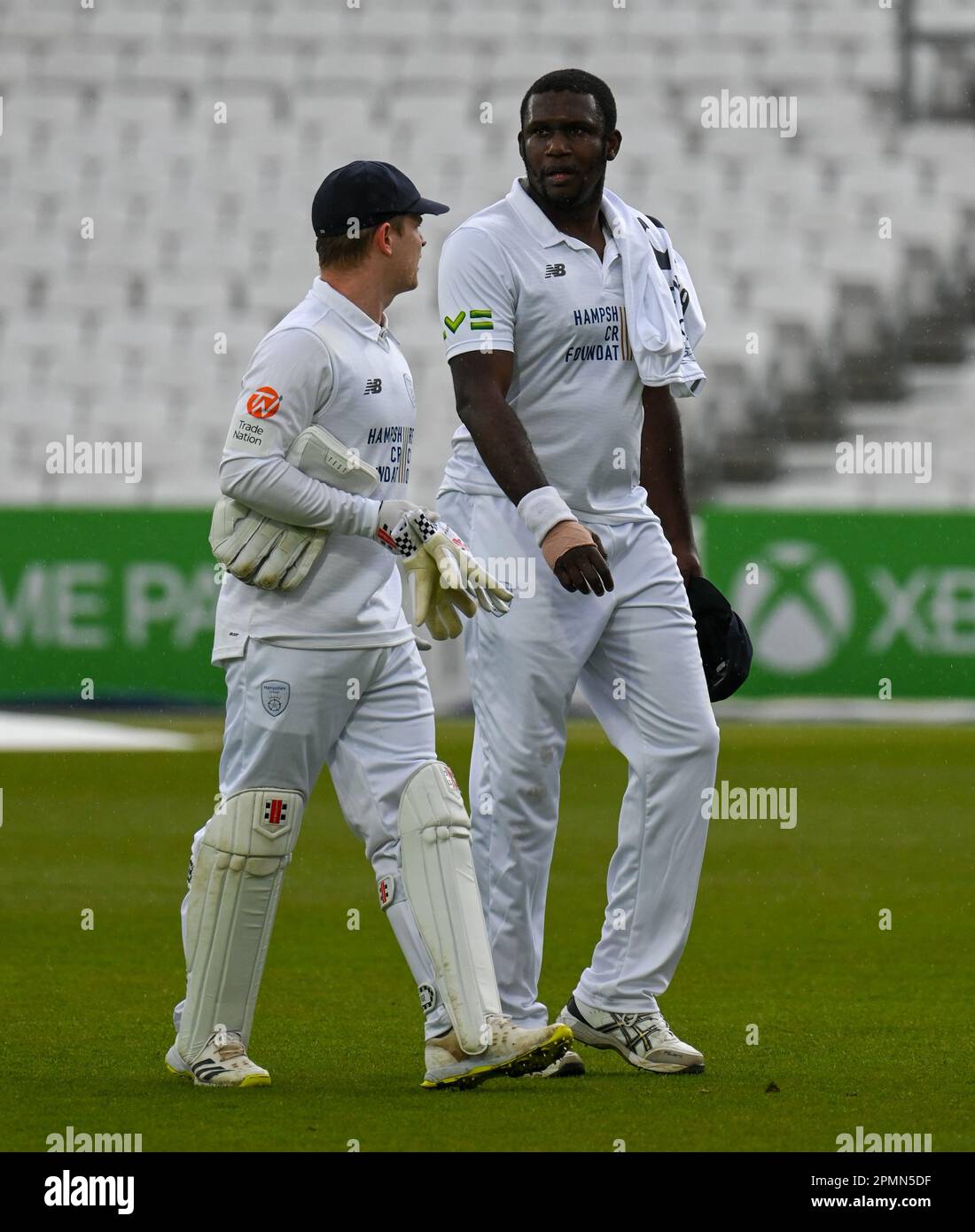 Oval, England. 14 April, 2023. Pictures left to right, Ben Brown and ...