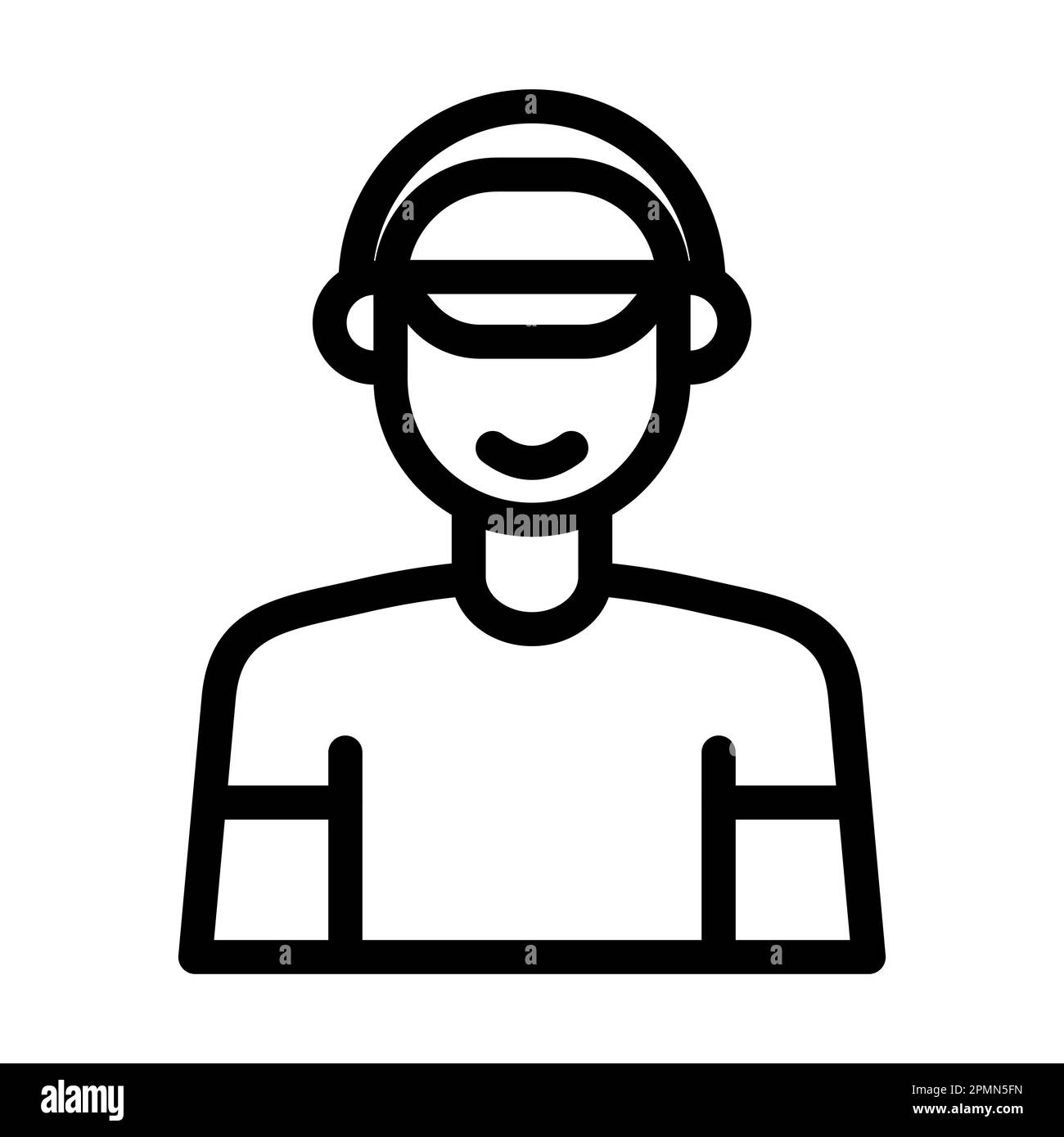 Coach Vector Thick Line Icon For Personal And Commercial Use Stock Photo - Alamy