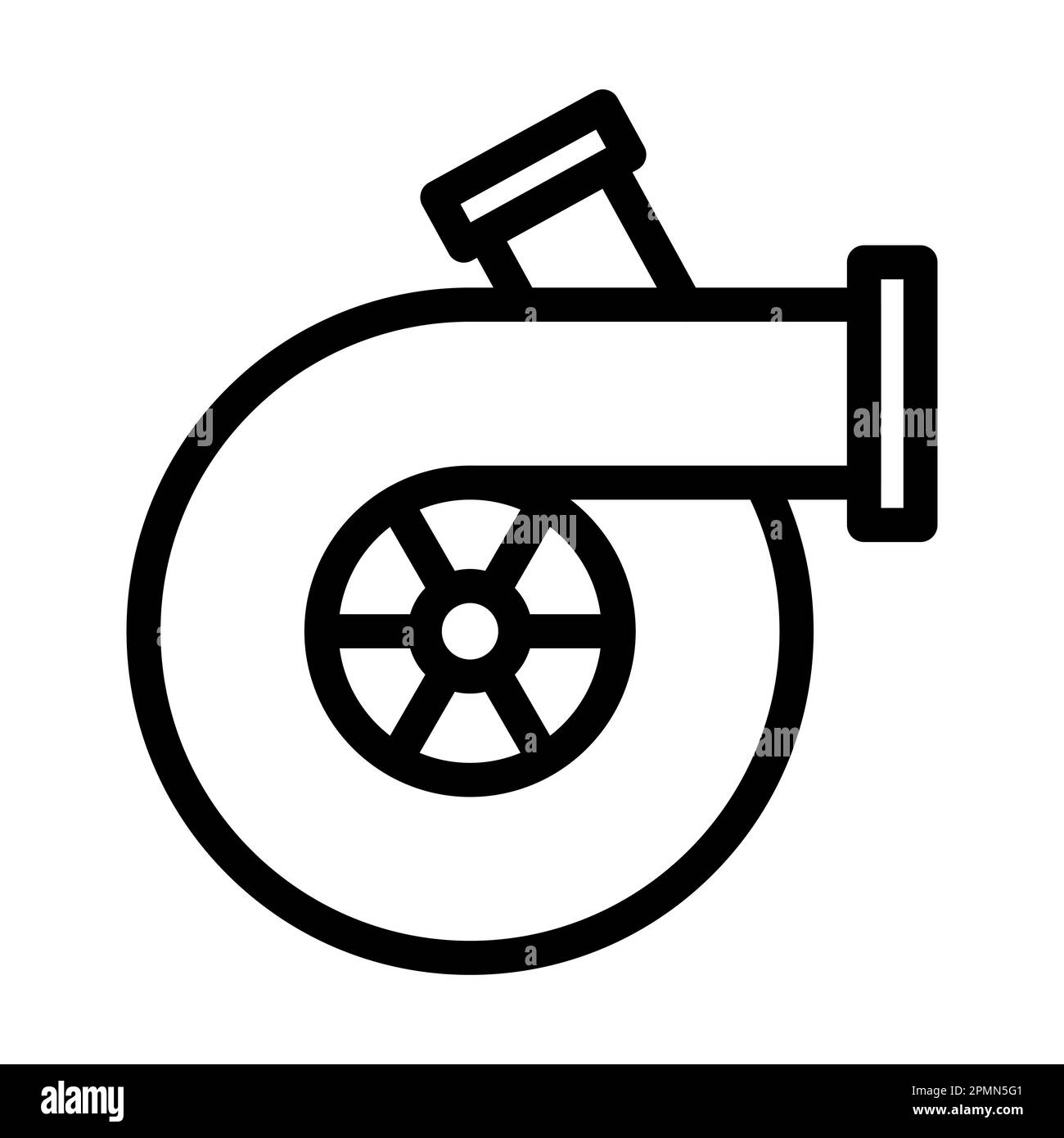 Turbo Vector Thick Line Icon For Personal And Commercial Use Stock ...