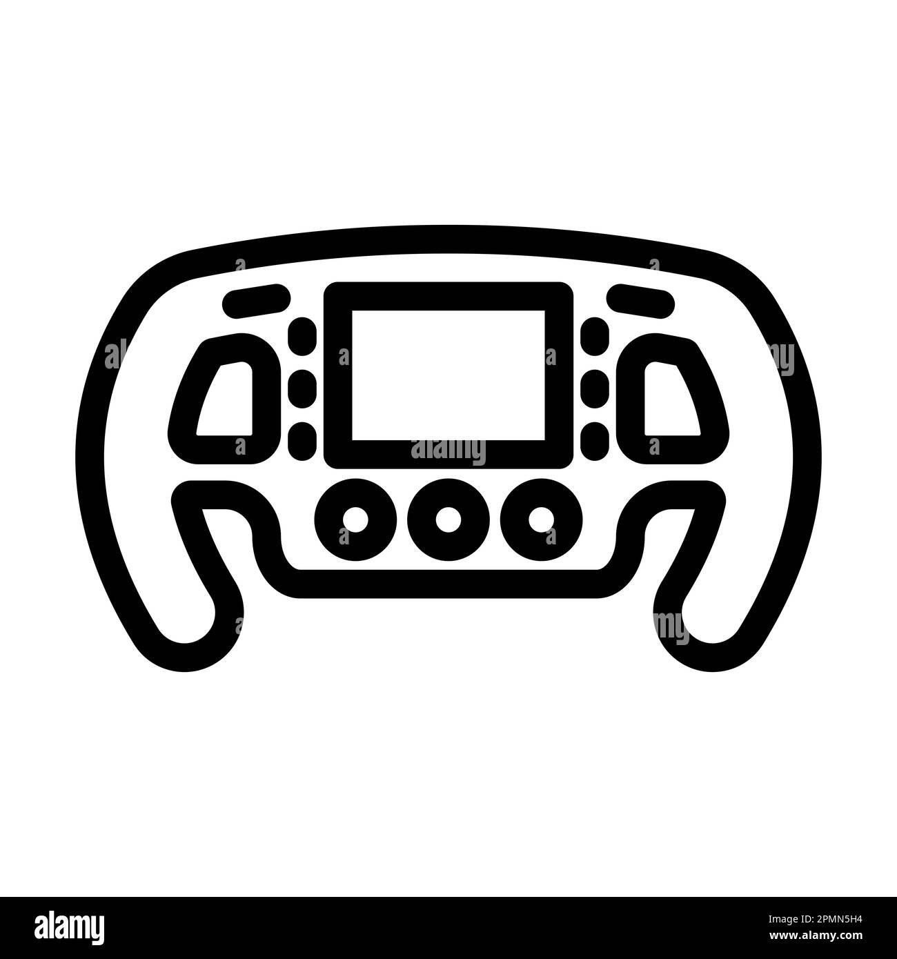 F1 Steering Wheel Vector