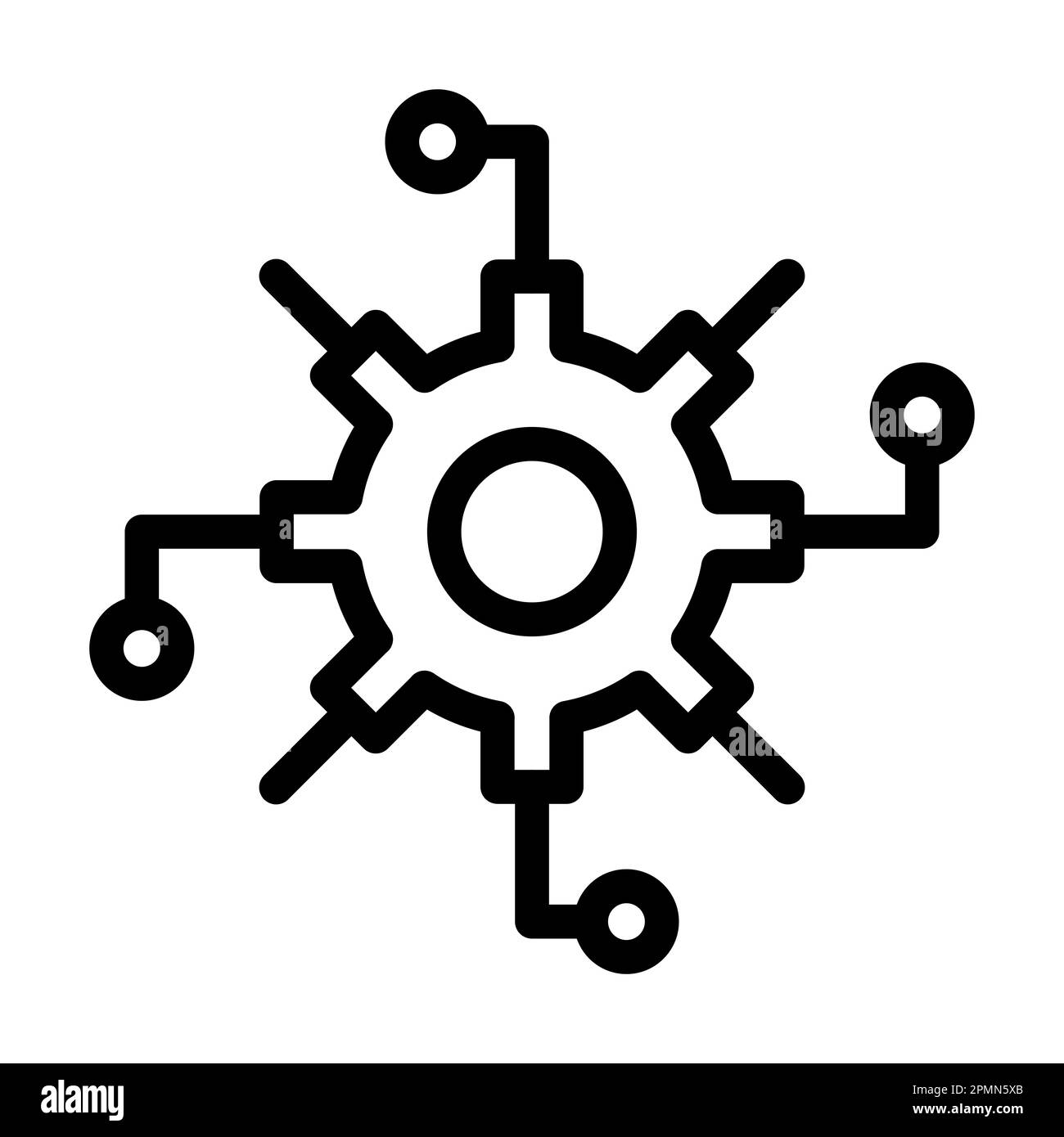 Automate Vector Thick Line Icon For Personal And Commercial Use Stock ...