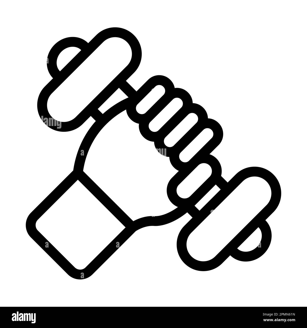 Exercise Vector Thick Line Icon For Personal And Commercial Use Stock Photo - Alamy