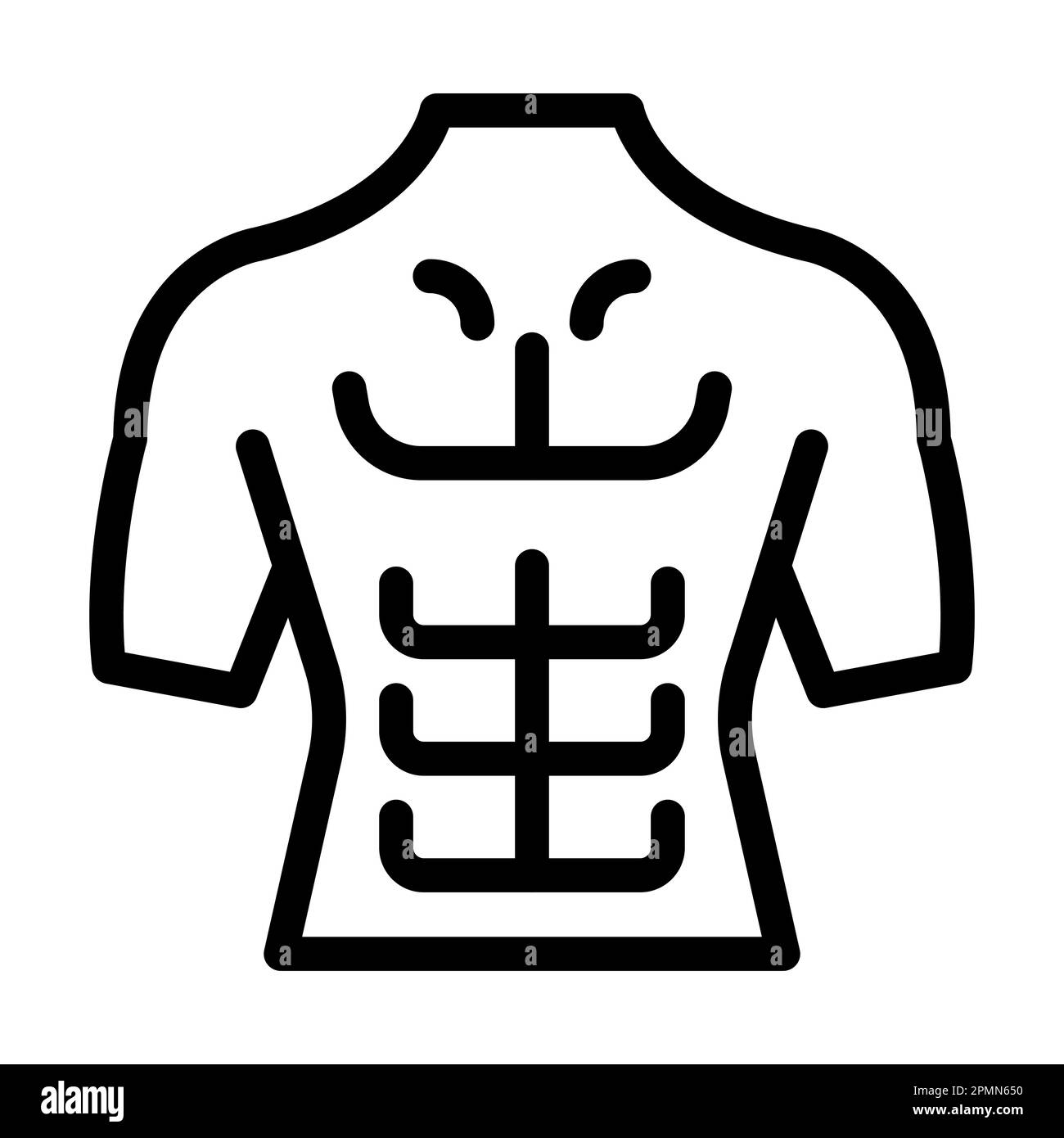 Six Pack Vector Thick Line Icon For Personal And Commercial Use Stock ...