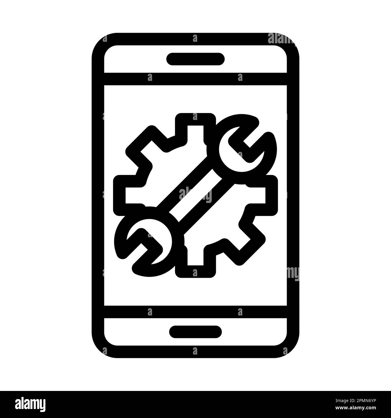 Repair Vector Thick Line Icon For Personal And Commercial Use Stock Photo - Alamy