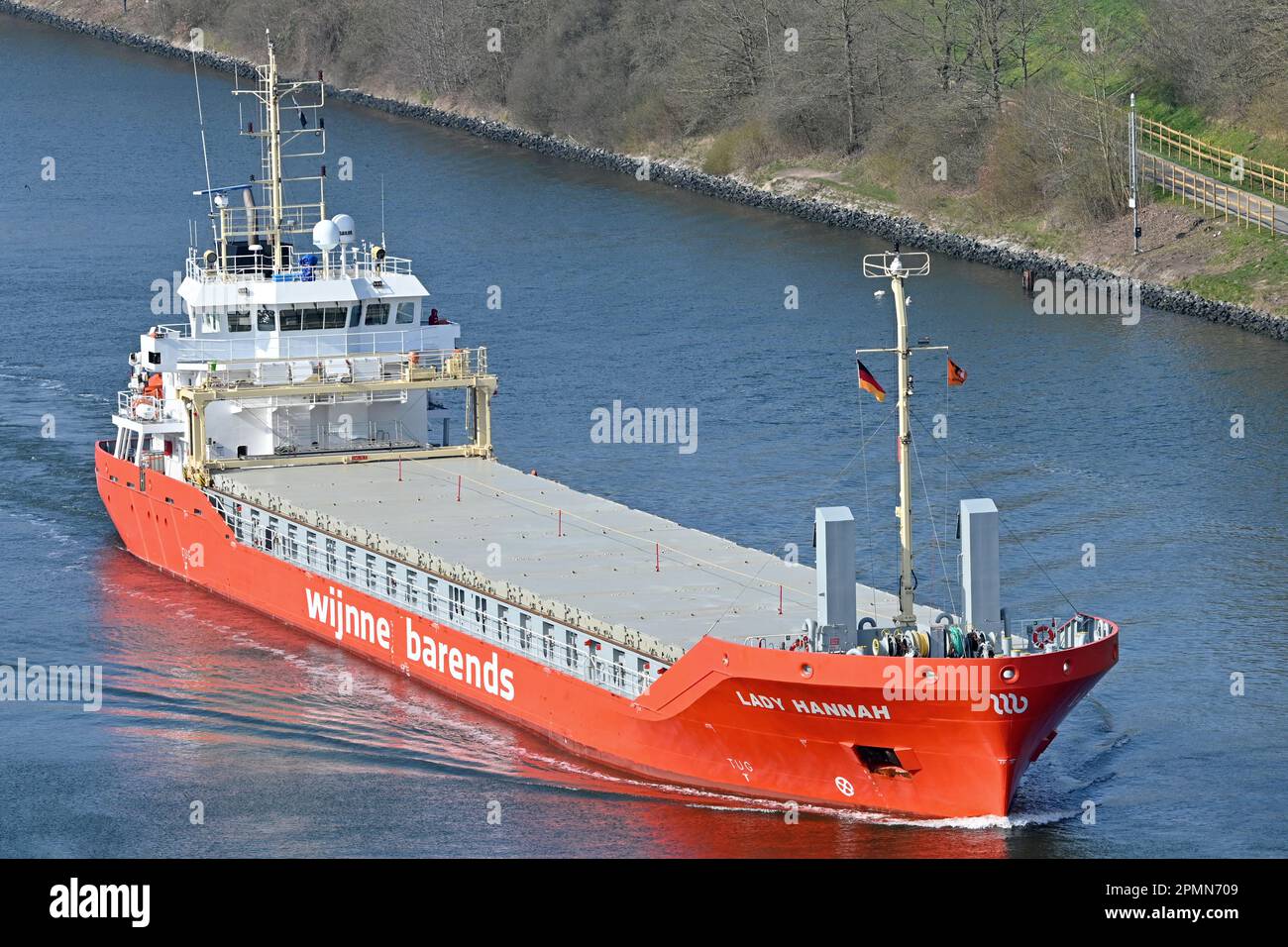 General Cargo Ship LADY HANNAH Stock Photo - Alamy
