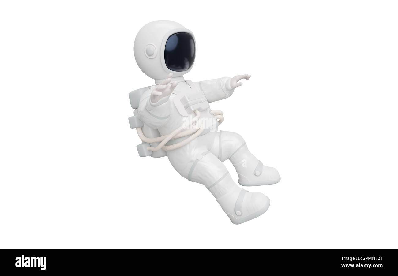 White space man, 3d character, 3d rendering. Digital drawing Stock ...