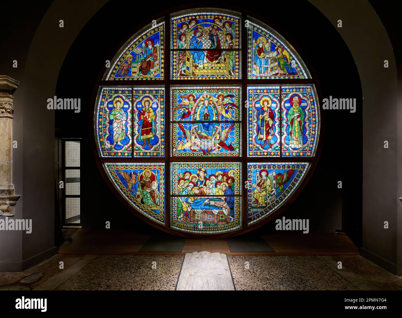 Museo dell'Opera Metropolitana del Duomo, Cathedral Museum with marble statues, altarpieces and ...