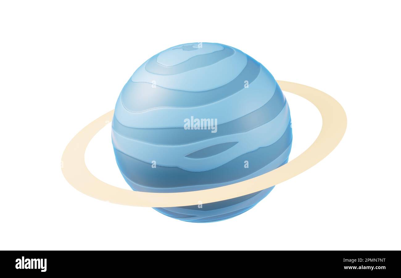 Planet with cartoon style, 3d rendering. Digital drawing Stock Photo ...