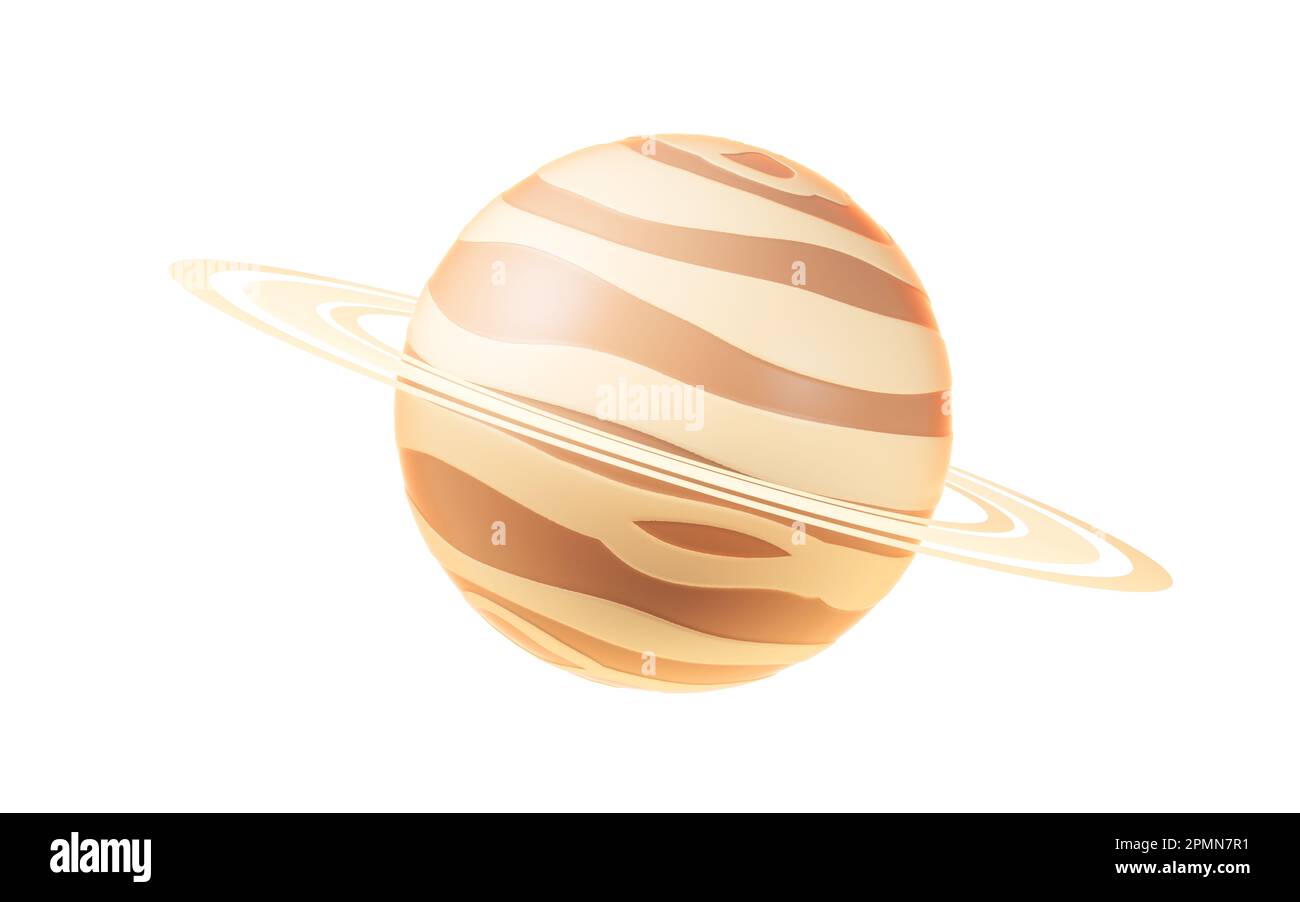 Planet with cartoon style, 3d rendering. Digital drawing Stock Photo ...