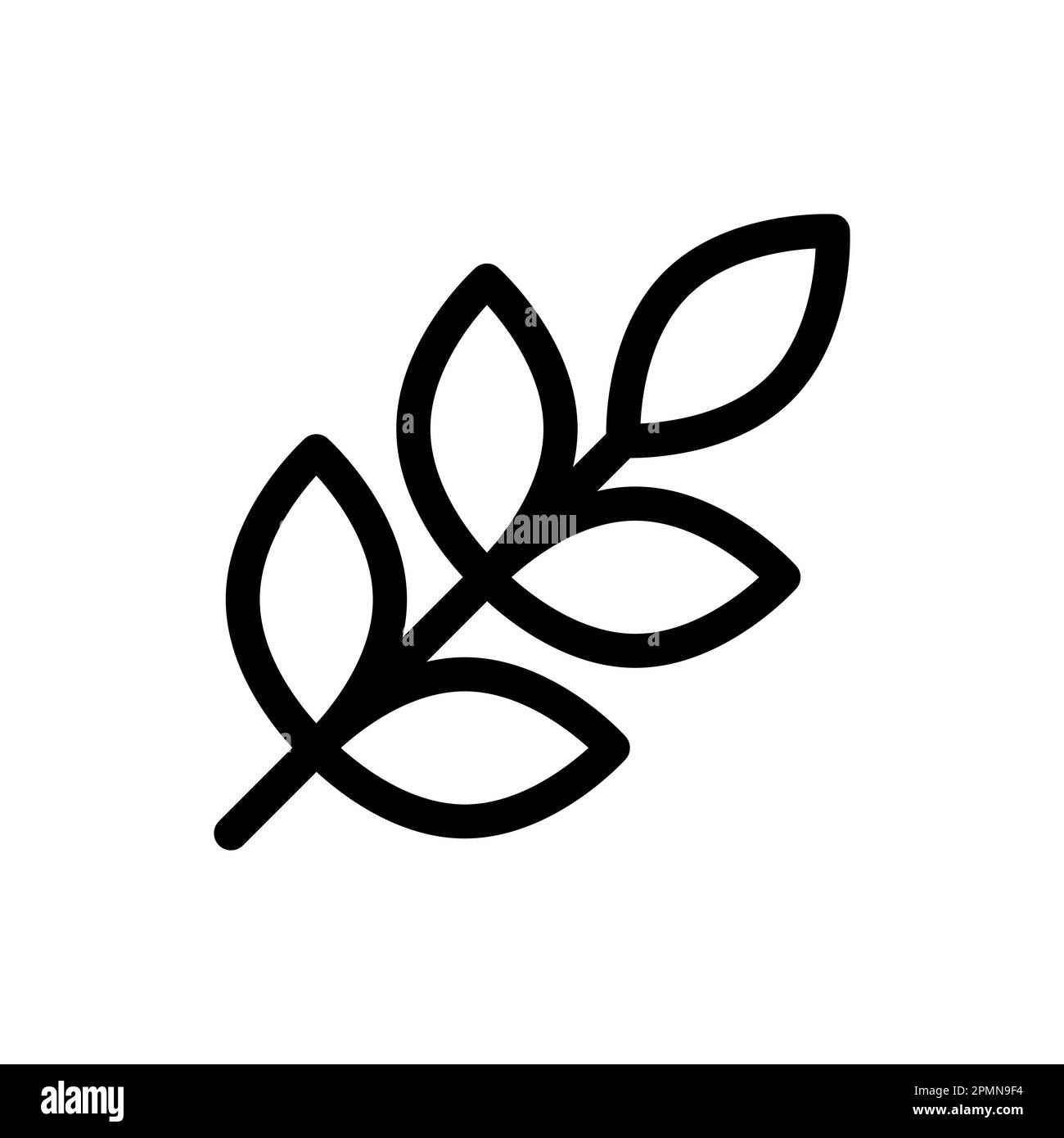 Oats Vector Thick Line Icon For Personal And Commercial Use Stock Photo - Alamy