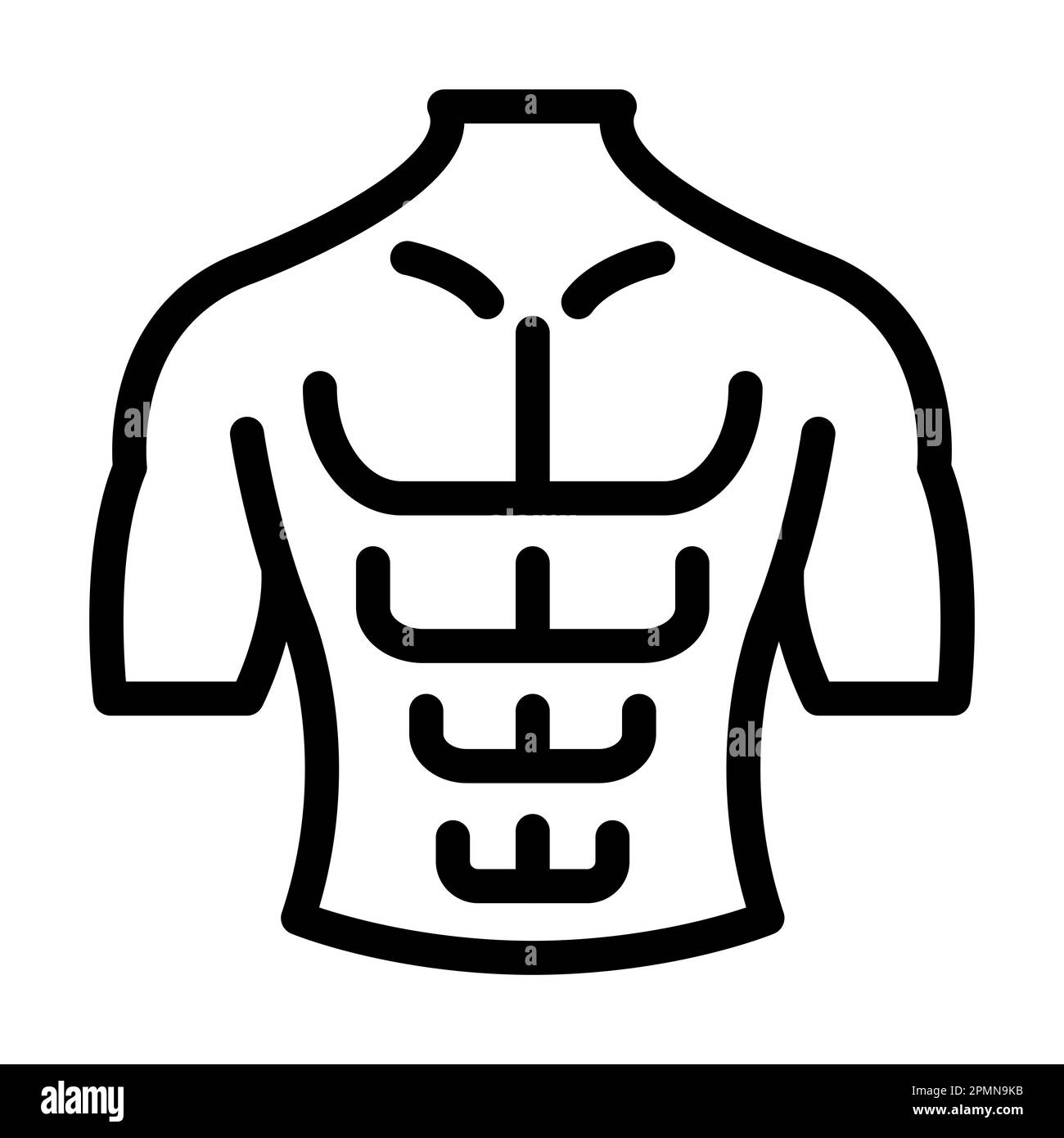 Abs Vector Thick Line Icon For Personal And Commercial Use Stock Photo ...