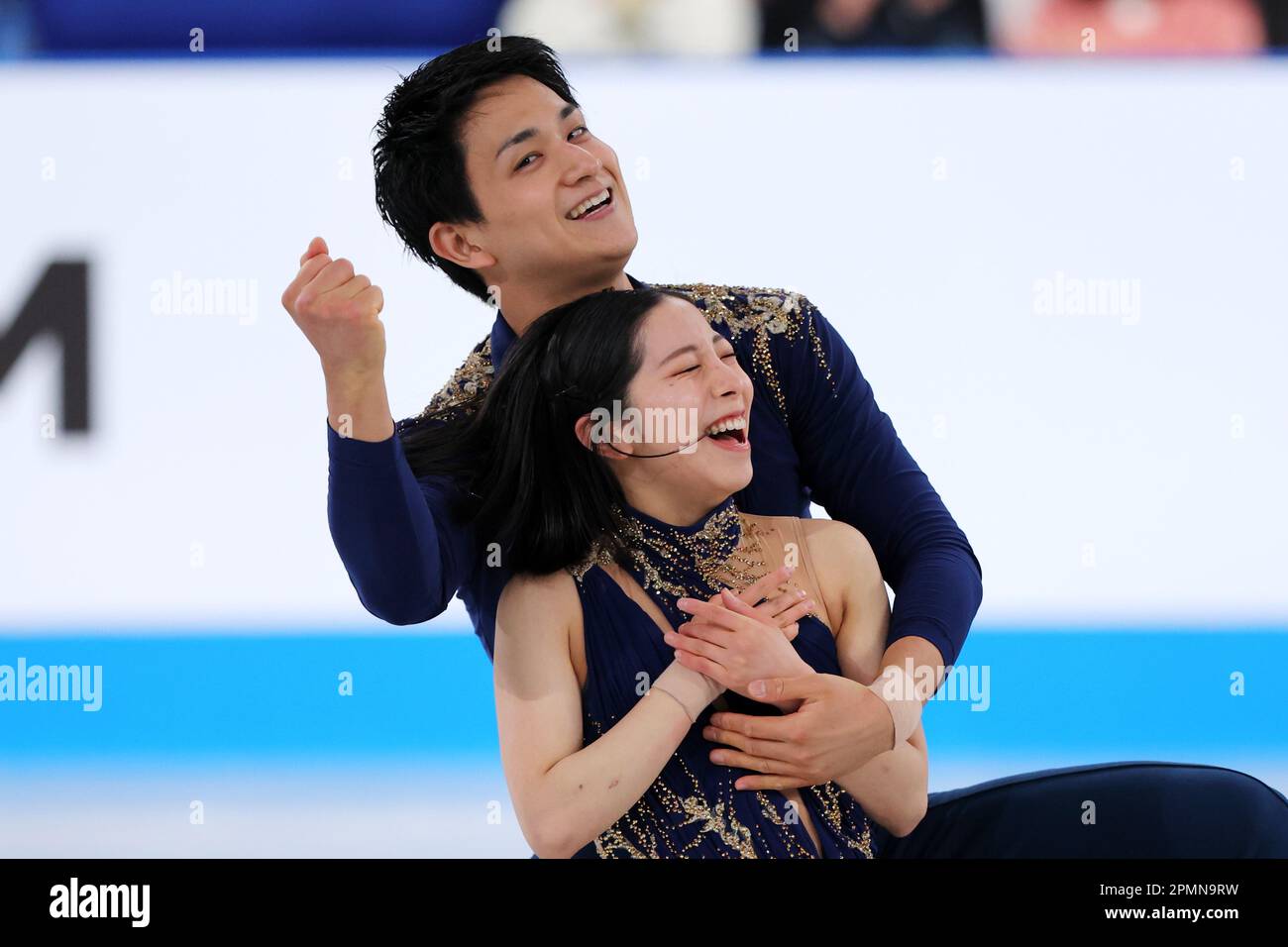 Tokyo, Japan. 14th Apr, 2023. Riku Miura & Ryuichi Kihara (JPN) Figure ...