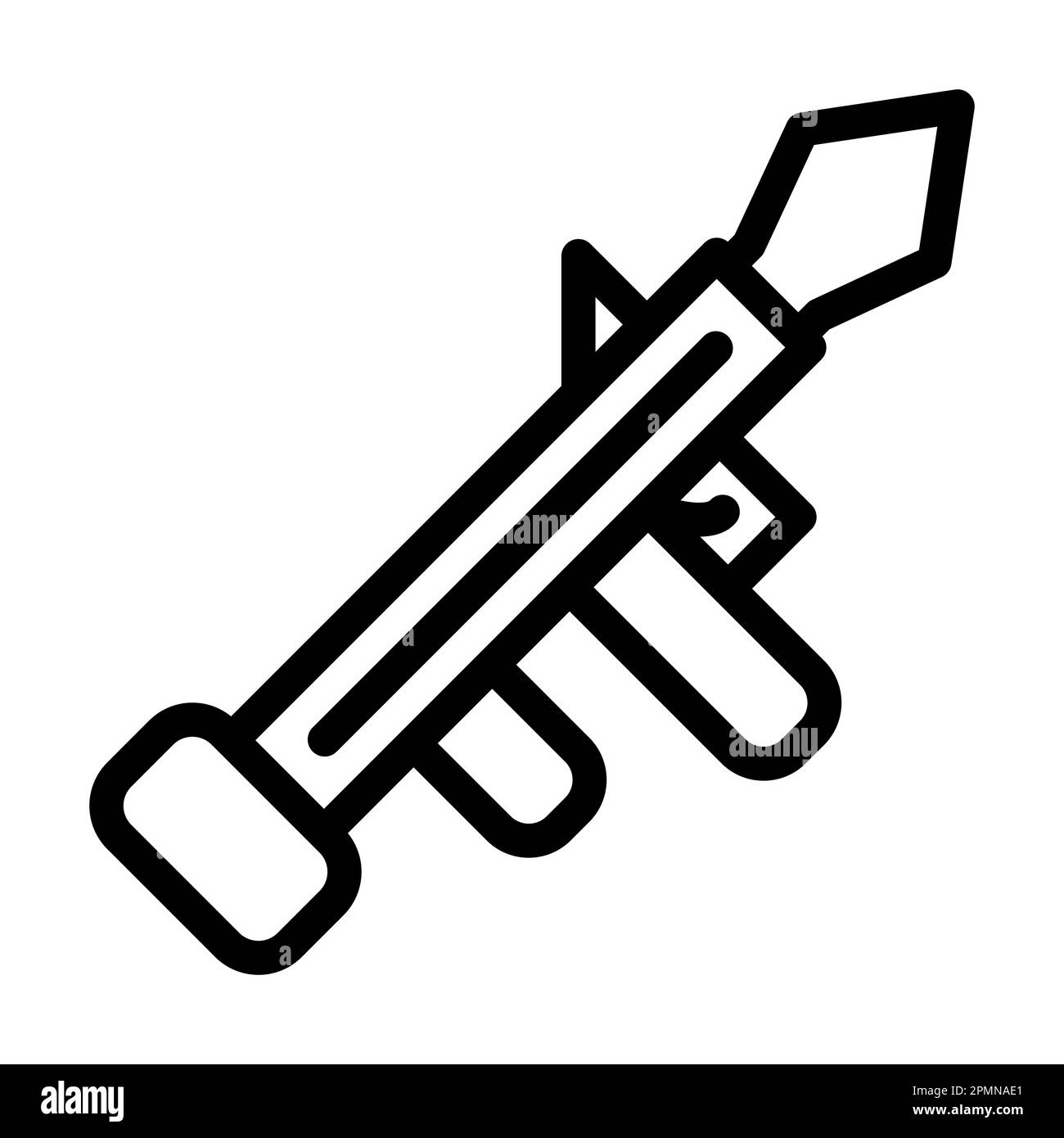 Launcher Vector Thick Line Icon For Personal And Commercial Use Stock ...