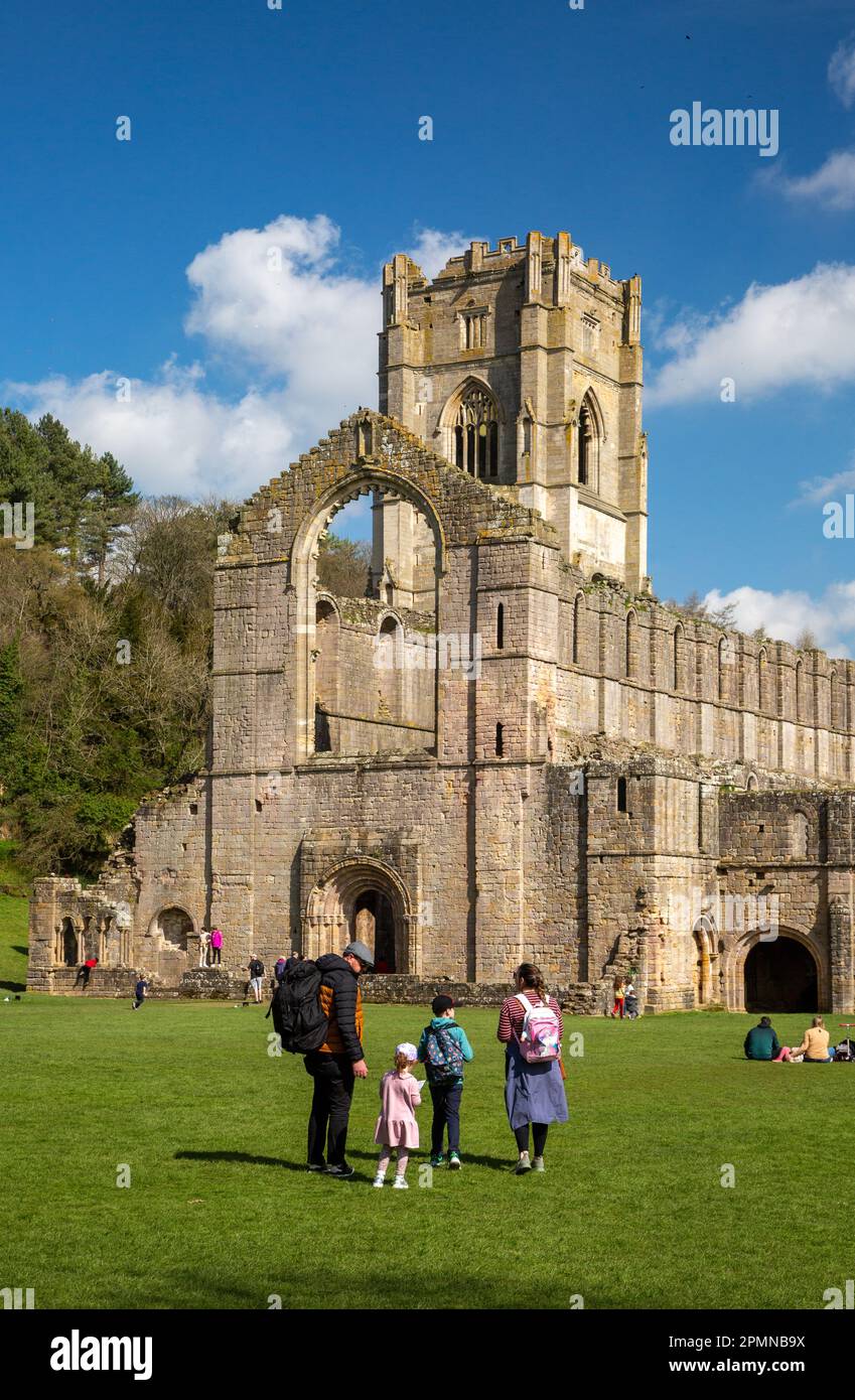 Fountains Abbey the remains of a Cistercian monastery now a National ...
