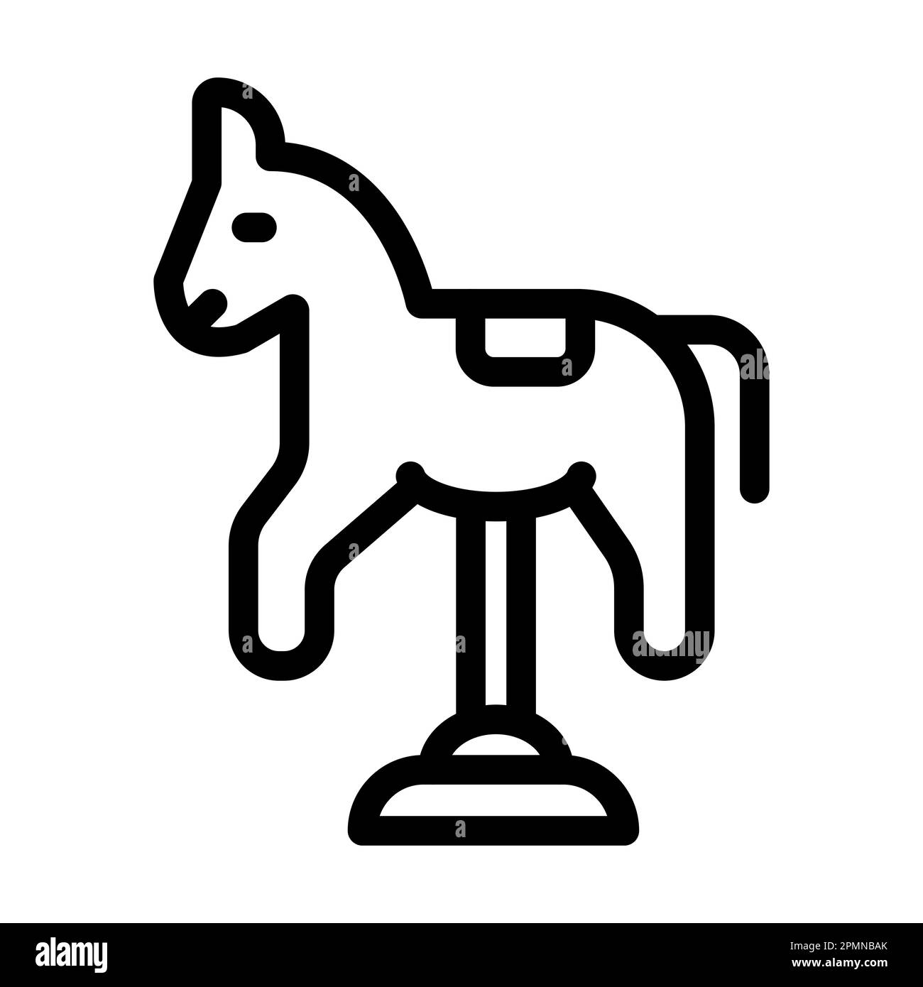 Horse Vector Thick Line Icon For Personal And Commercial Use Stock Photo - Alamy