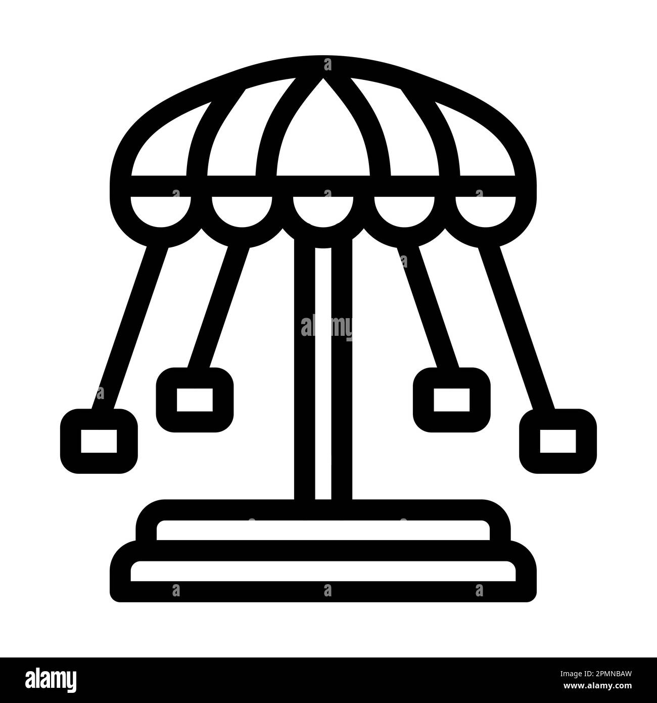 Carousel Vector Thick Line Icon For Personal And Commercial Use Stock Photo - Alamy